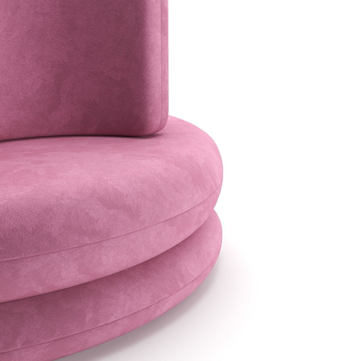 EASY ROUND SOFA free 3D model | CGTrader