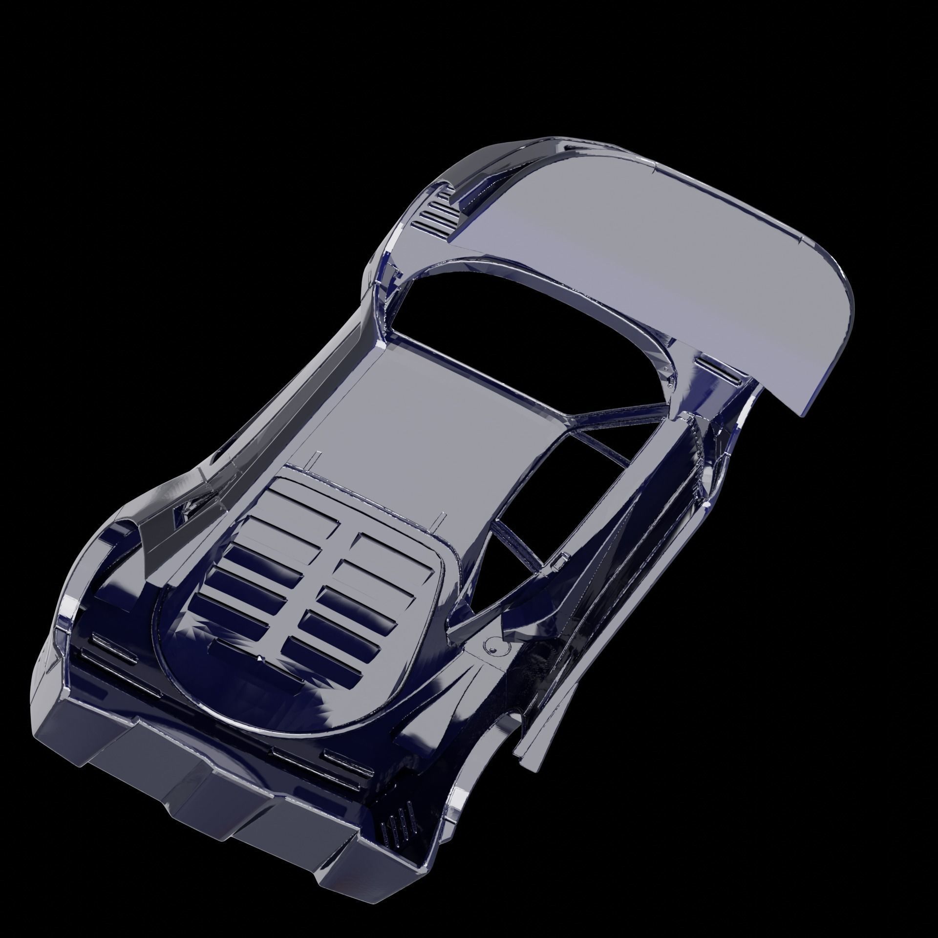 RC Car Body Ferrari F40 3D model 3D printable | CGTrader