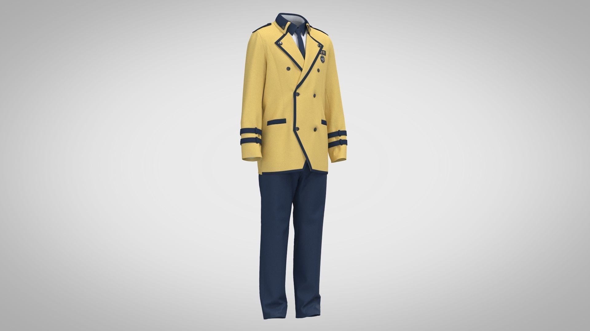 SOPA Uniform 3D model | CGTrader
