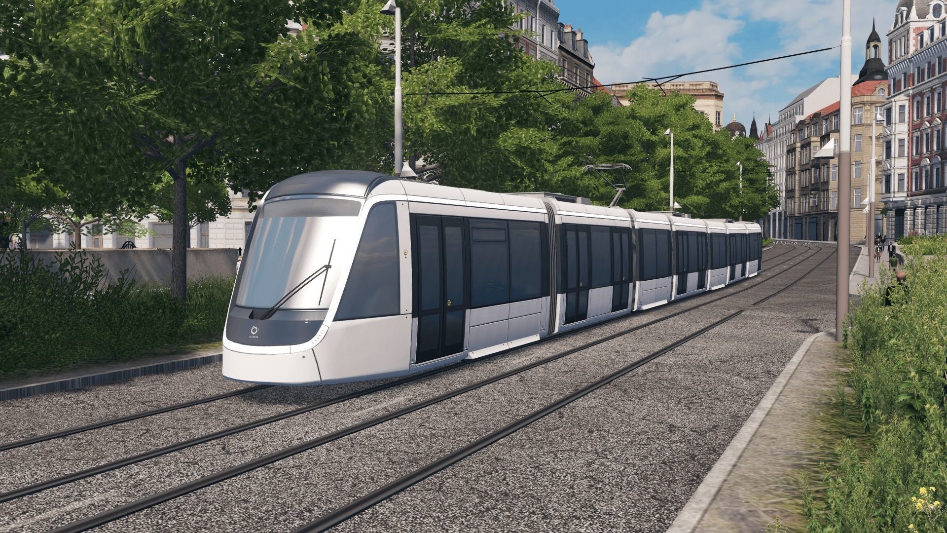 3D model Alstom Citadis XO5 - Paris T9 Tram VR / AR / low-poly | CGTrader