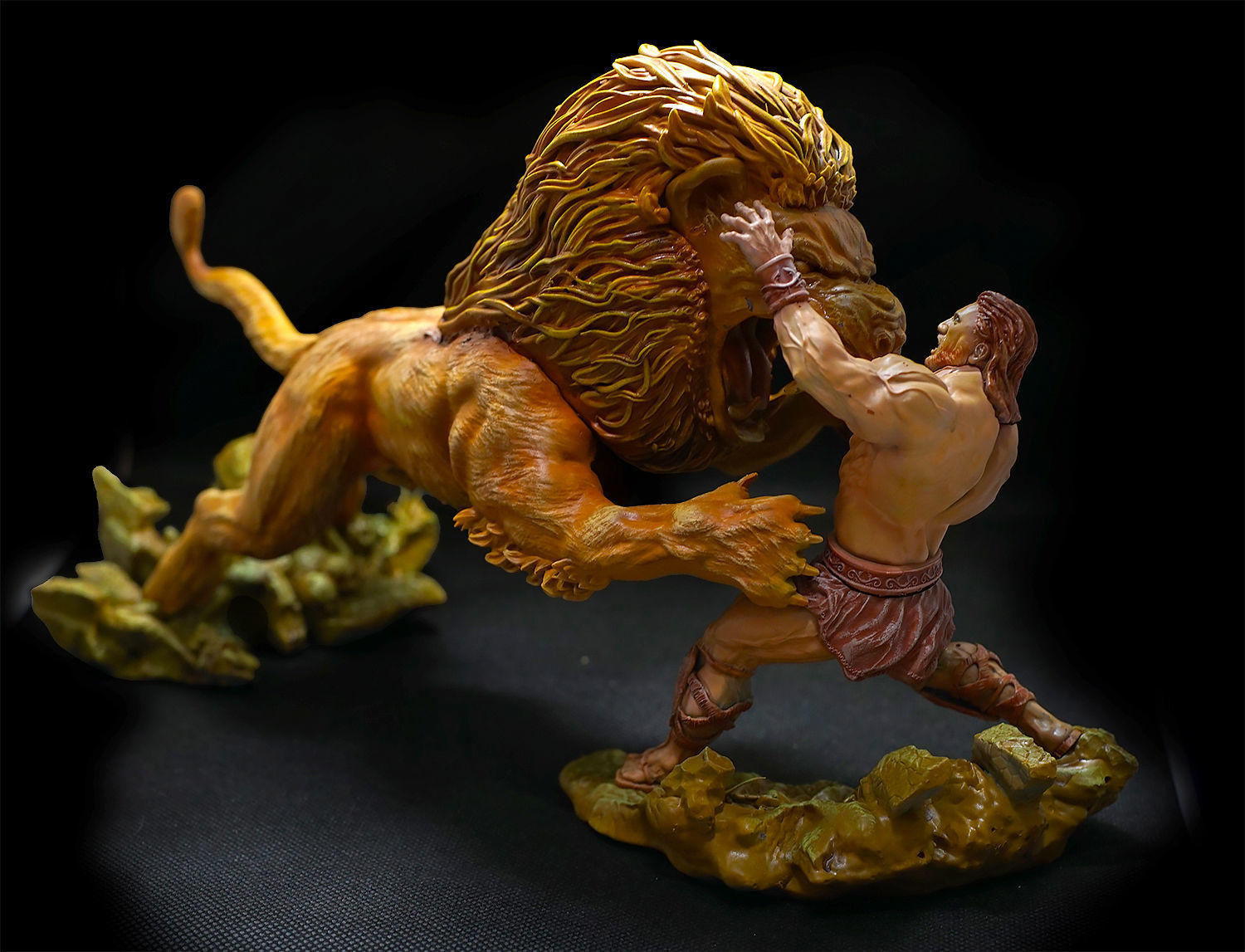 HERCULES FIGHTING THE NEMEAN LION 3D model 3D printable | CGTrader