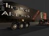 LIAZ 300 Truck with Trailer 3D model animated rigged | CGTrader