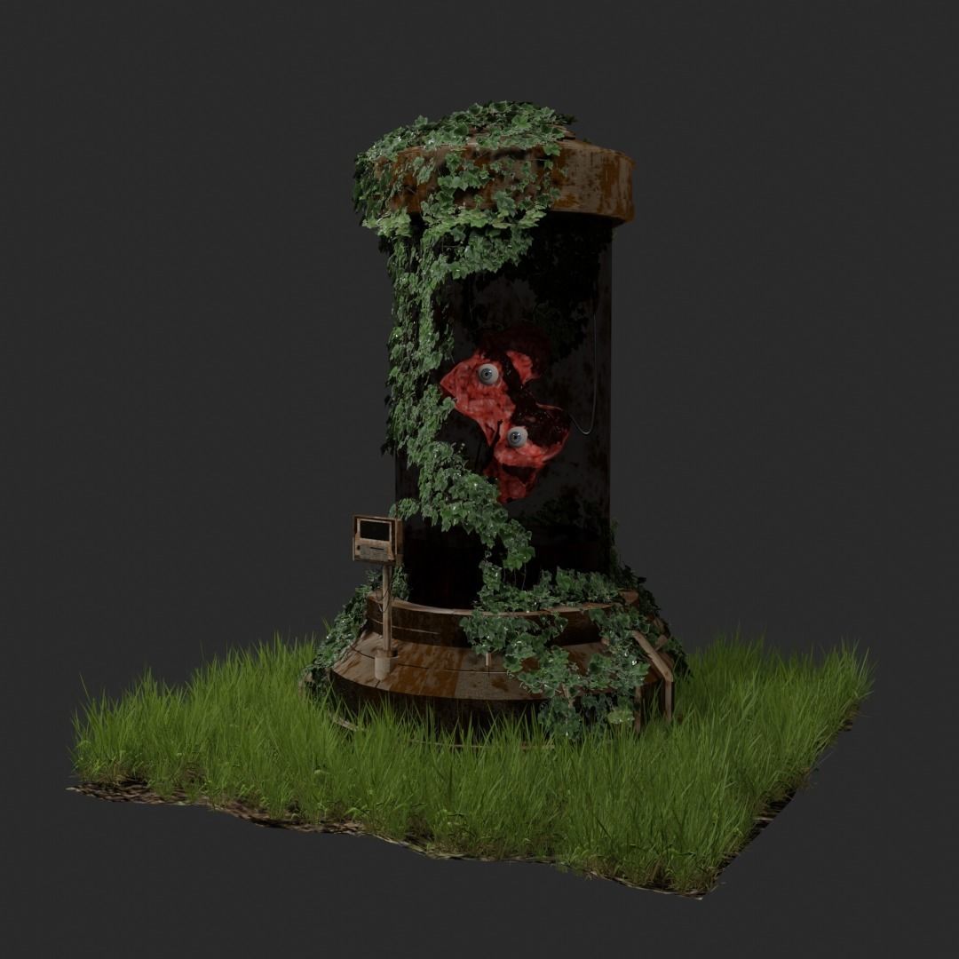 3D Horrible Rusty Tube or lab capsule Realistic 3D model | CGTrader