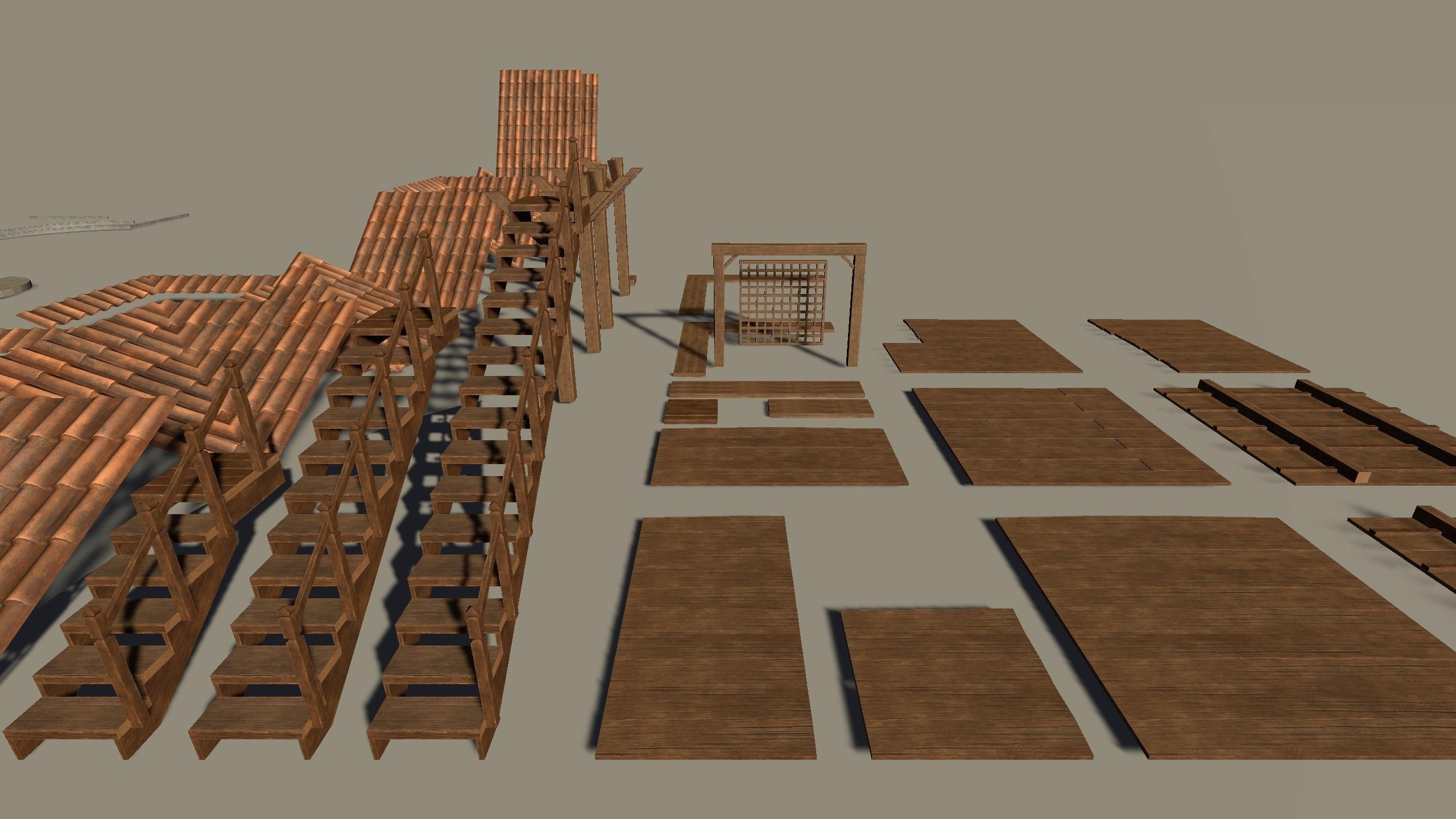 3D model Medieval Church and Monastery Kit VR / AR / low-poly | CGTrader