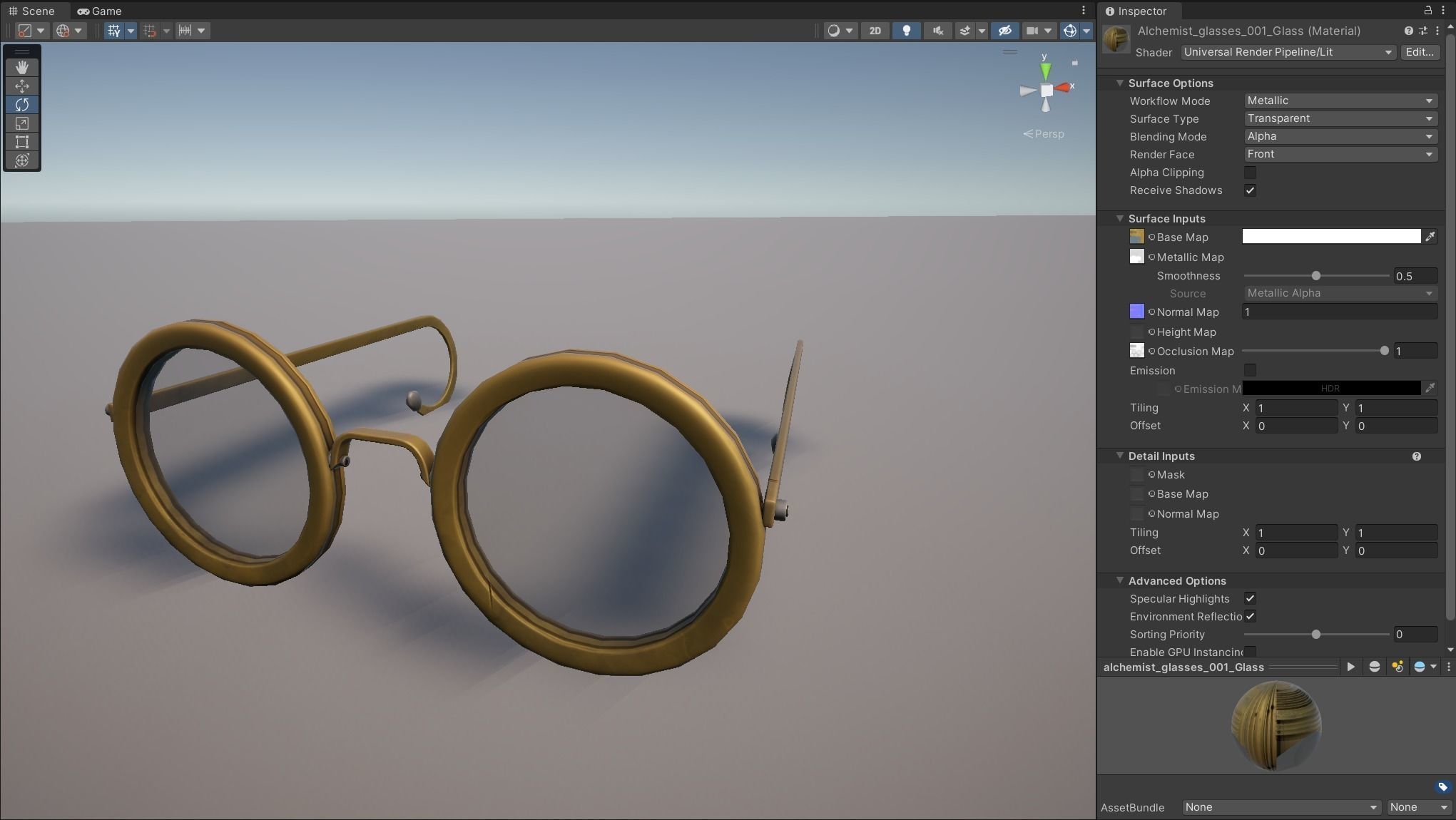 3D model Stylized Alchemist Glasses VR / AR / low-poly | CGTrader