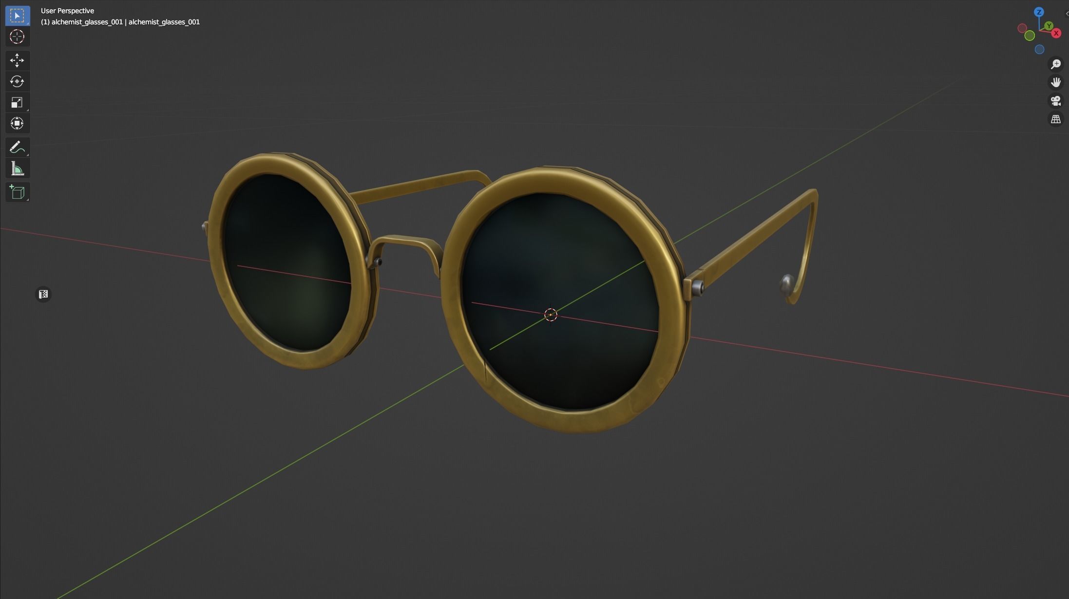 3D model Stylized Alchemist Glasses VR / AR / low-poly | CGTrader