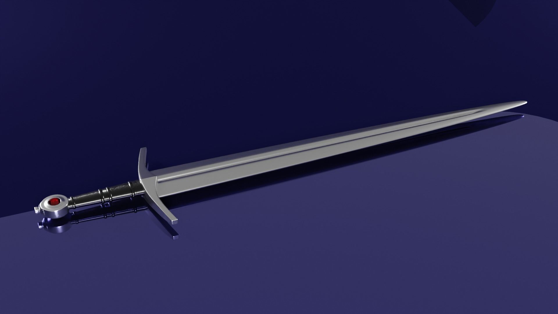 Iron sword 3D model 3D model | CGTrader