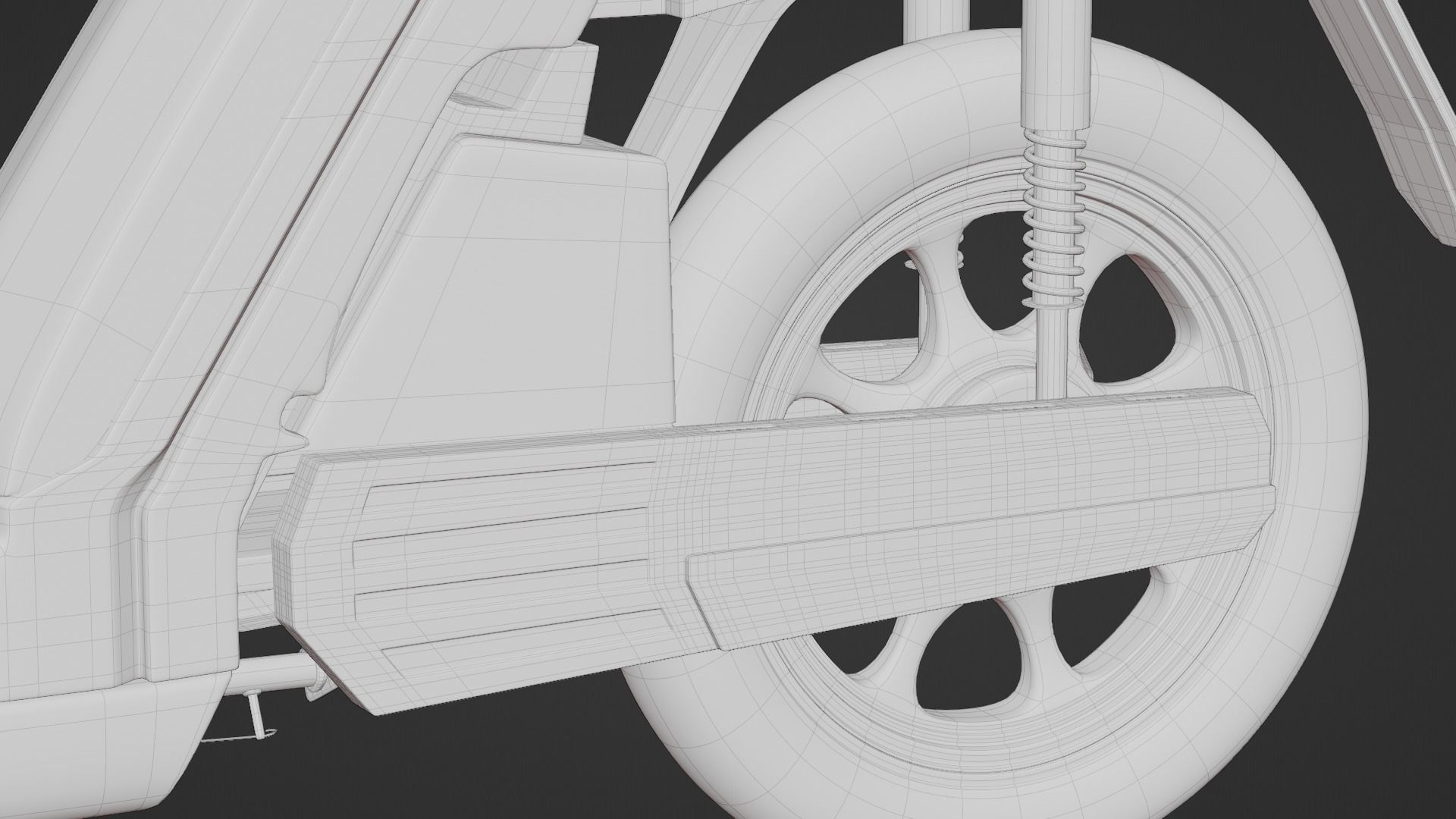 Old Japanese Scooter 3d Model 3D model | CGTrader