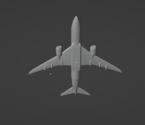 Boeing 787 plane with stand 3D model 3D printable | CGTrader