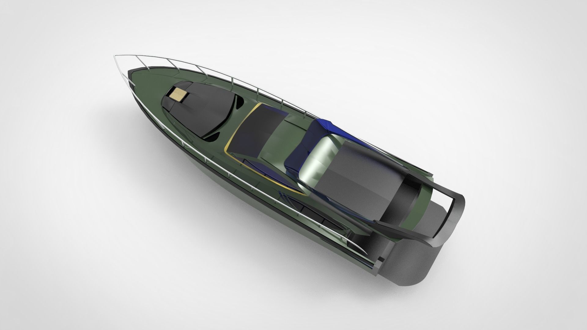 fast yacht boat 3D model | CGTrader