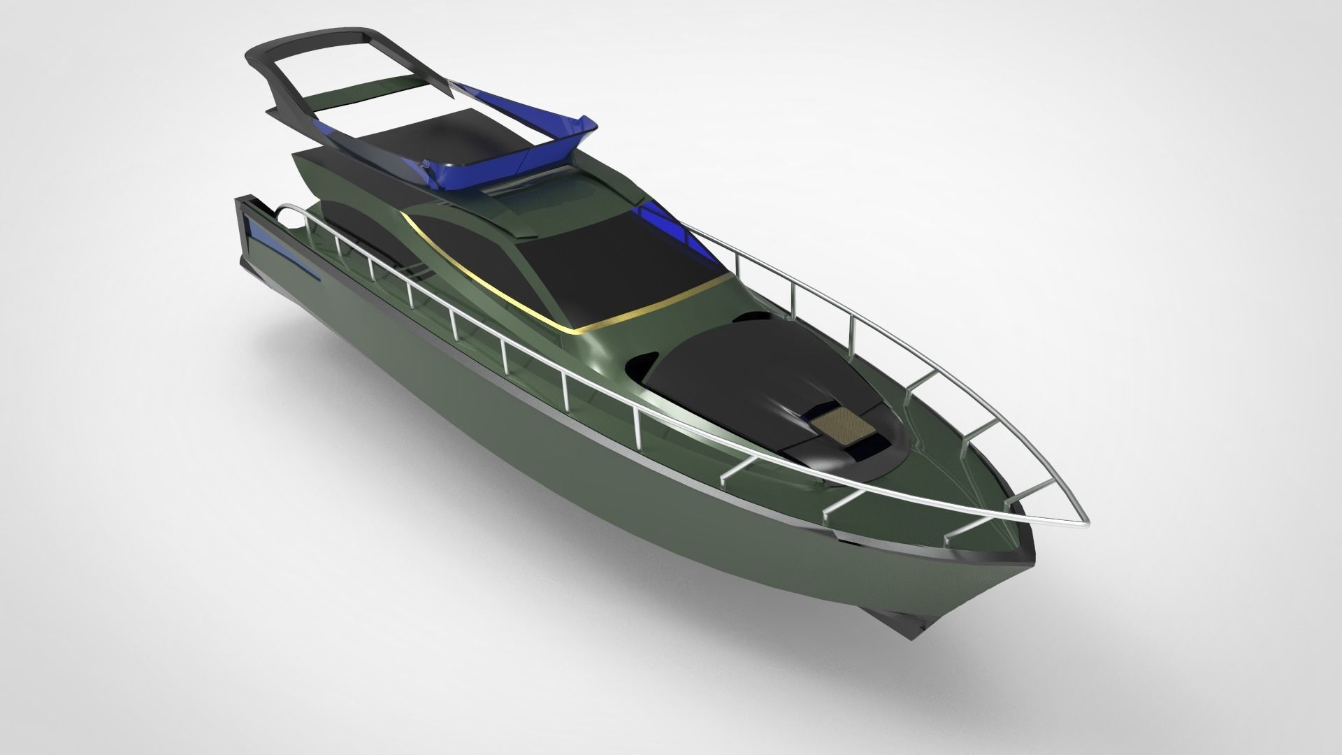 fast yacht boat 3D model | CGTrader