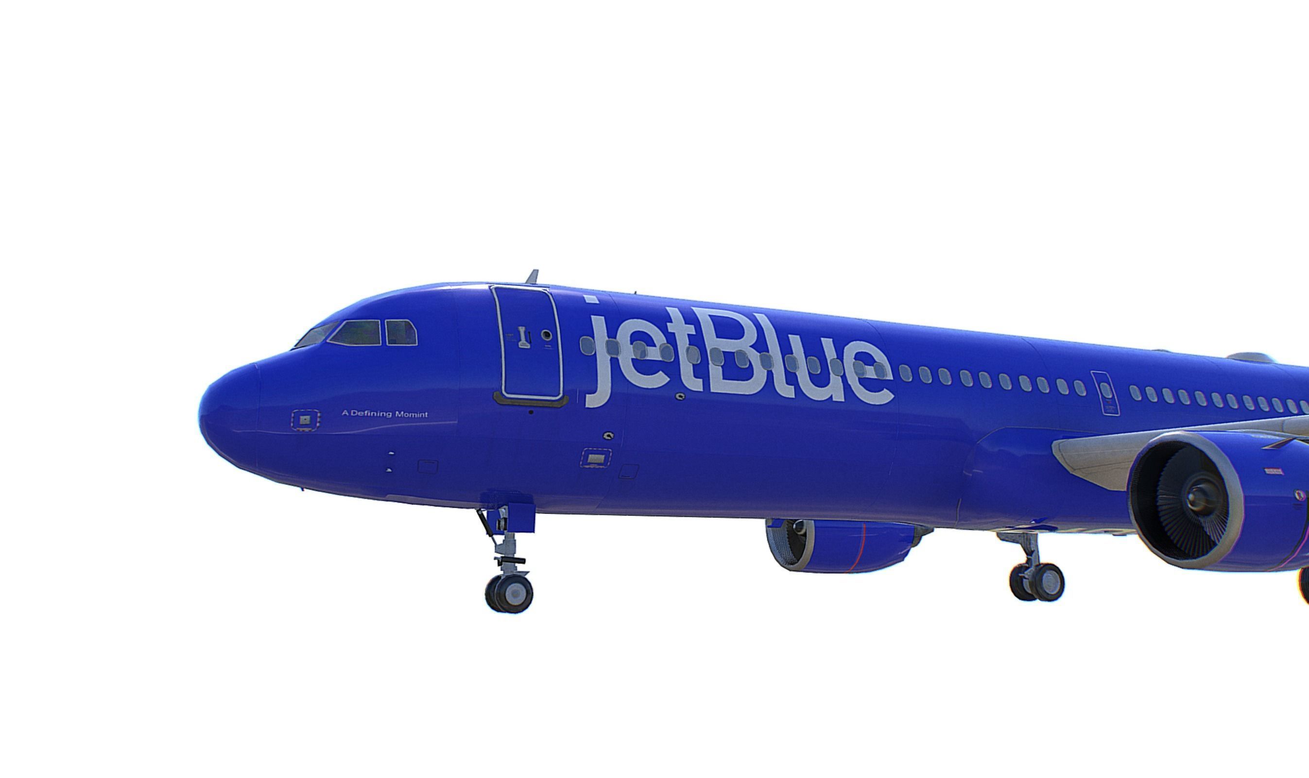 3D model Airbus A321neo jetBlue Airways New Livery VR / AR / low-poly ...