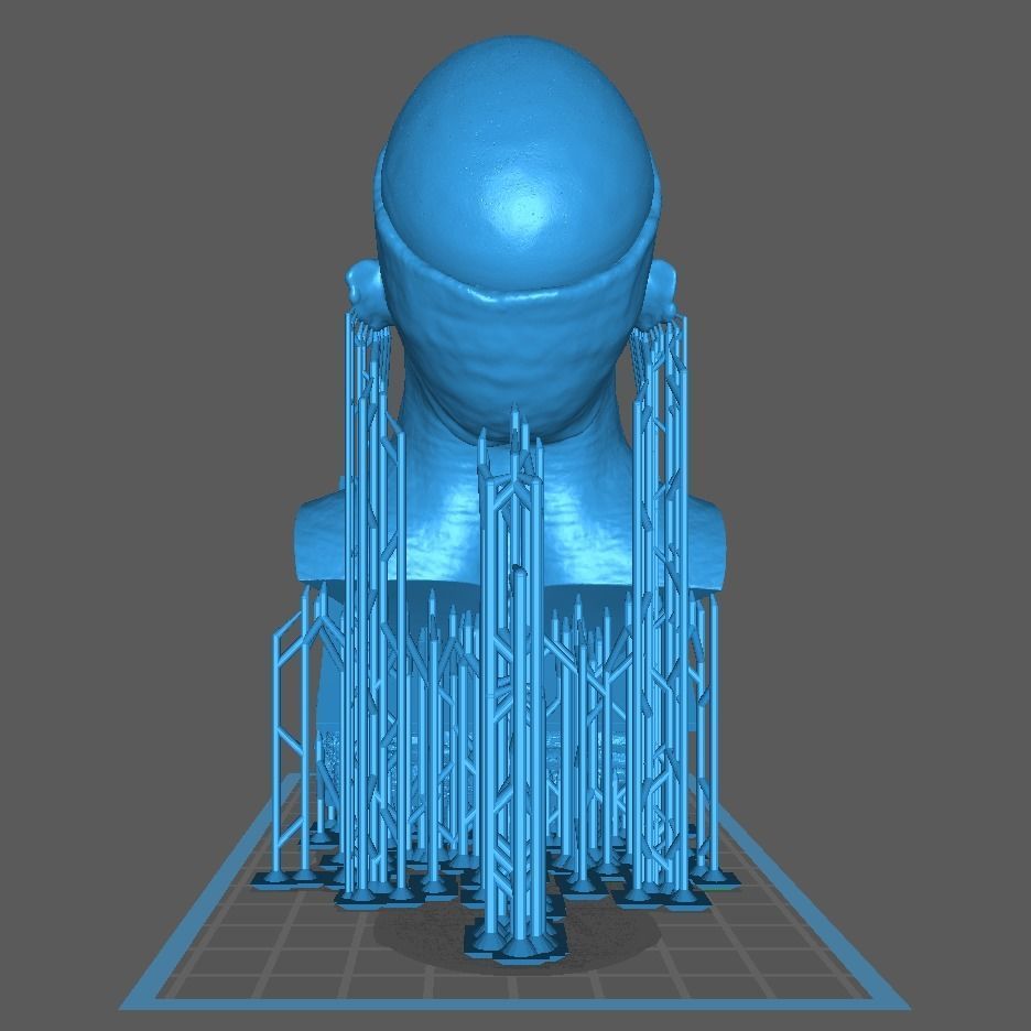 Monster Bust Metal Head Jordu Schell 3D model 3D printable | CGTrader