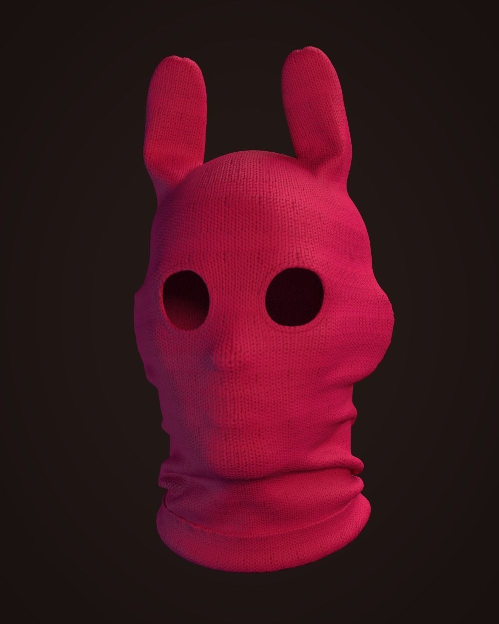 Rabbit Balaclava Mask 3D model | CGTrader