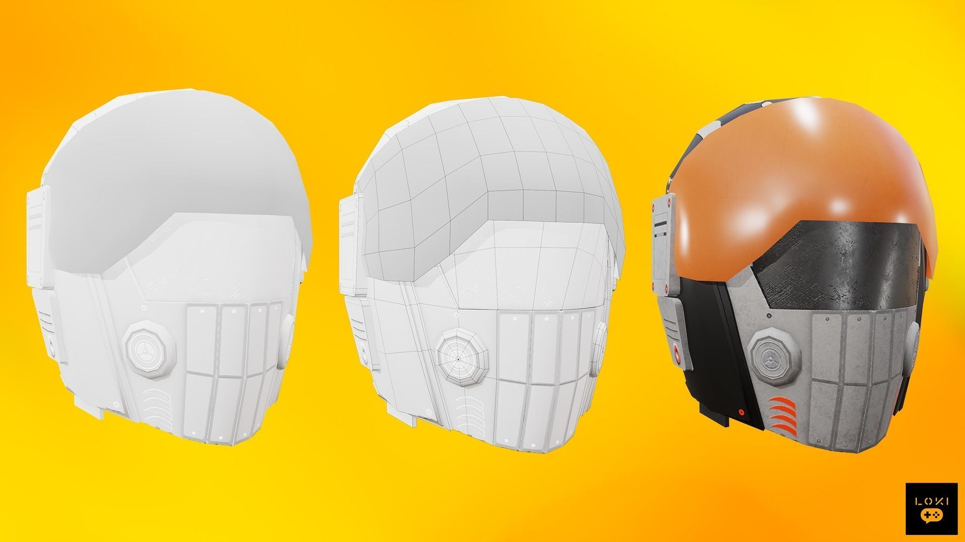3D model 3D Battle Helmet Pack for Military and Sci-Fi Creations VR ...