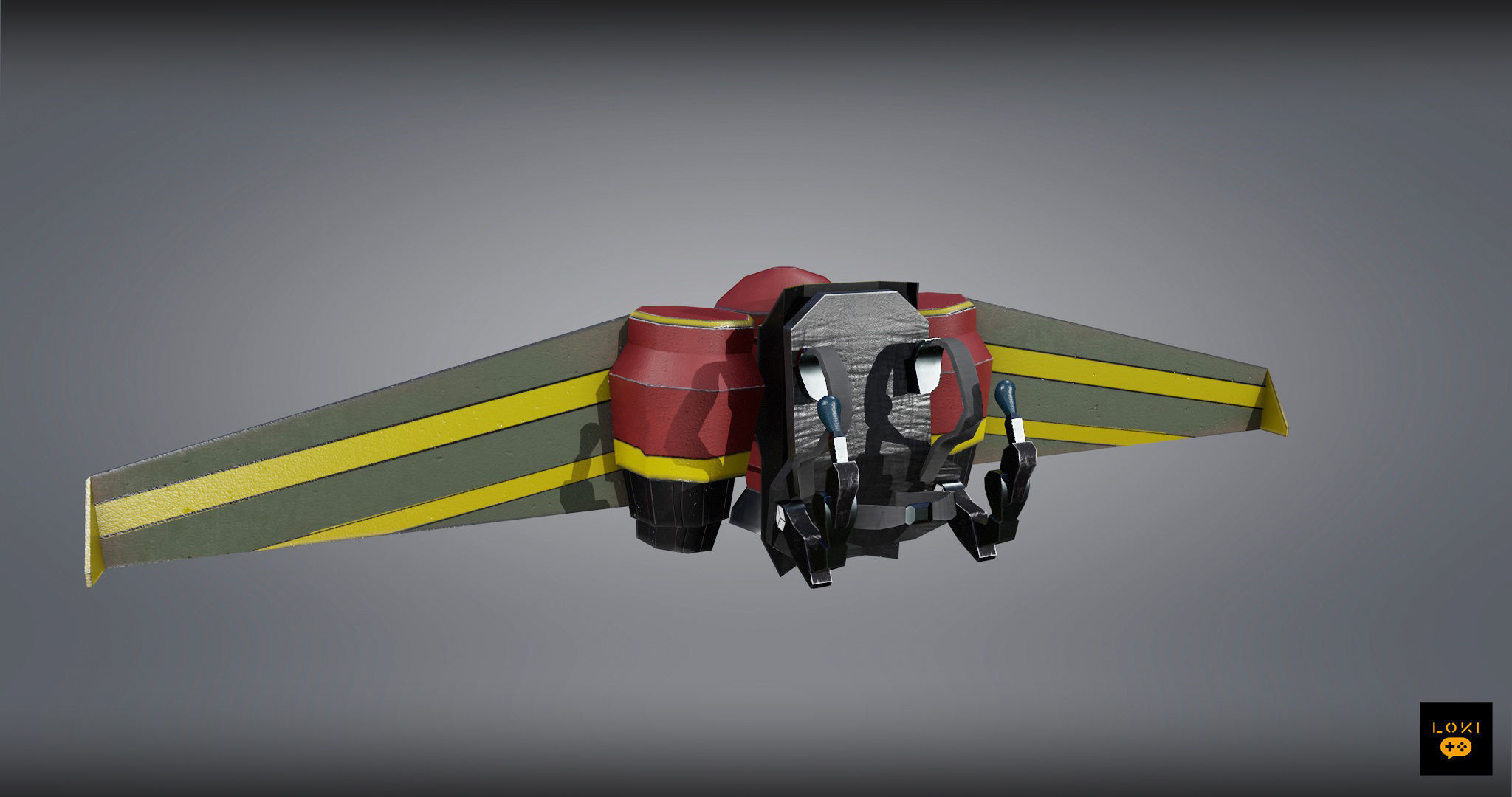 3D model Advanced 3D Jetpack Pack - Unity3D Game Ready VR / AR / low ...