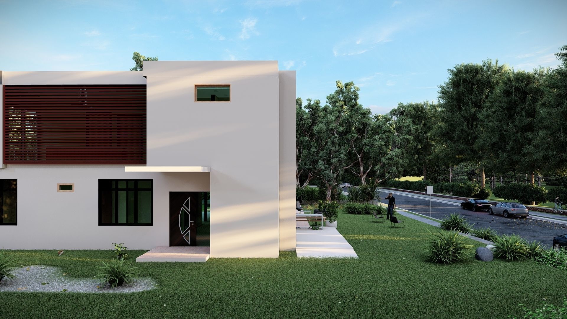 3D model L Shape 3D House Model VR / AR / low-poly | CGTrader