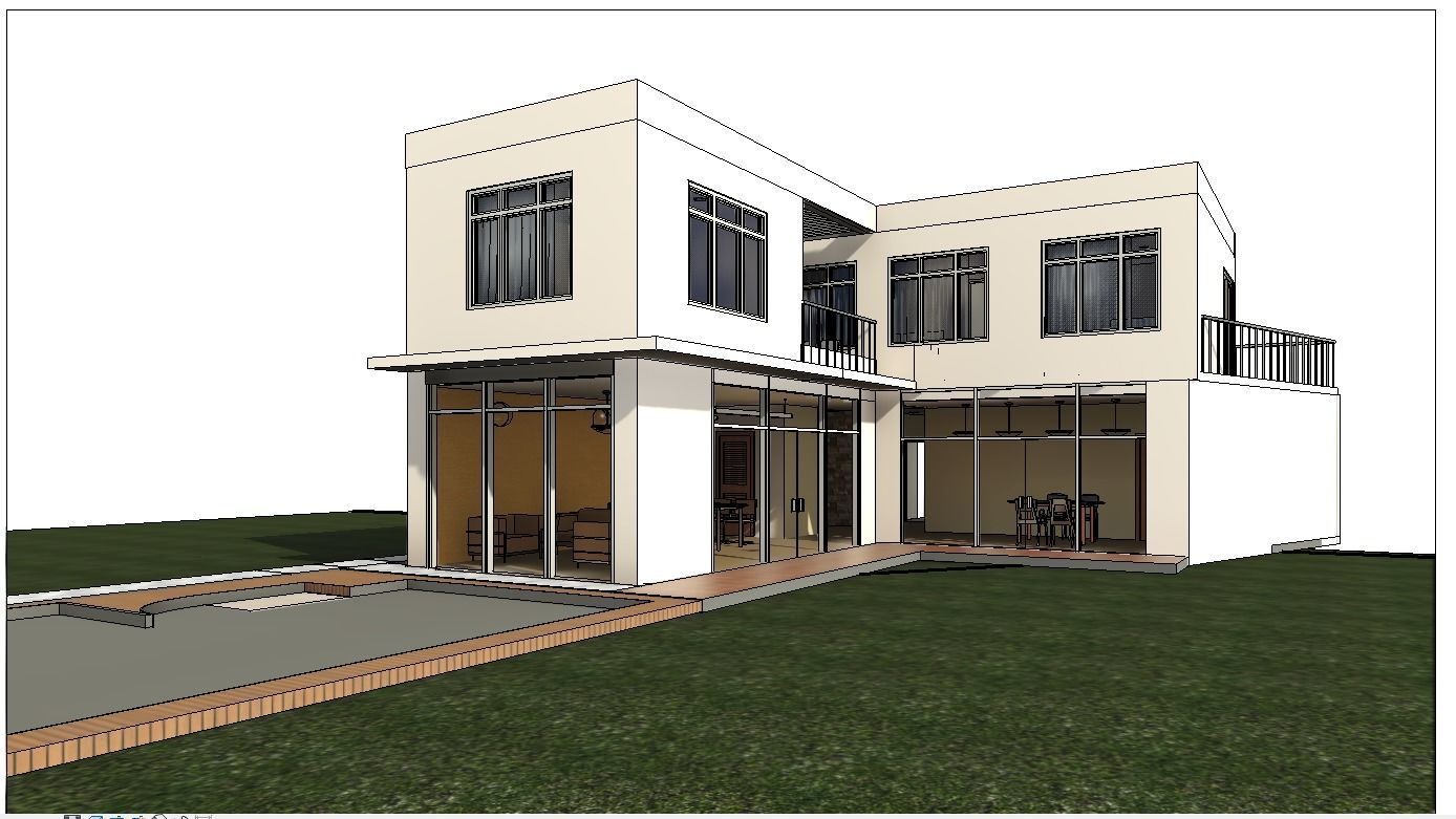 3D model L Shape 3D House Model VR / AR / low-poly | CGTrader