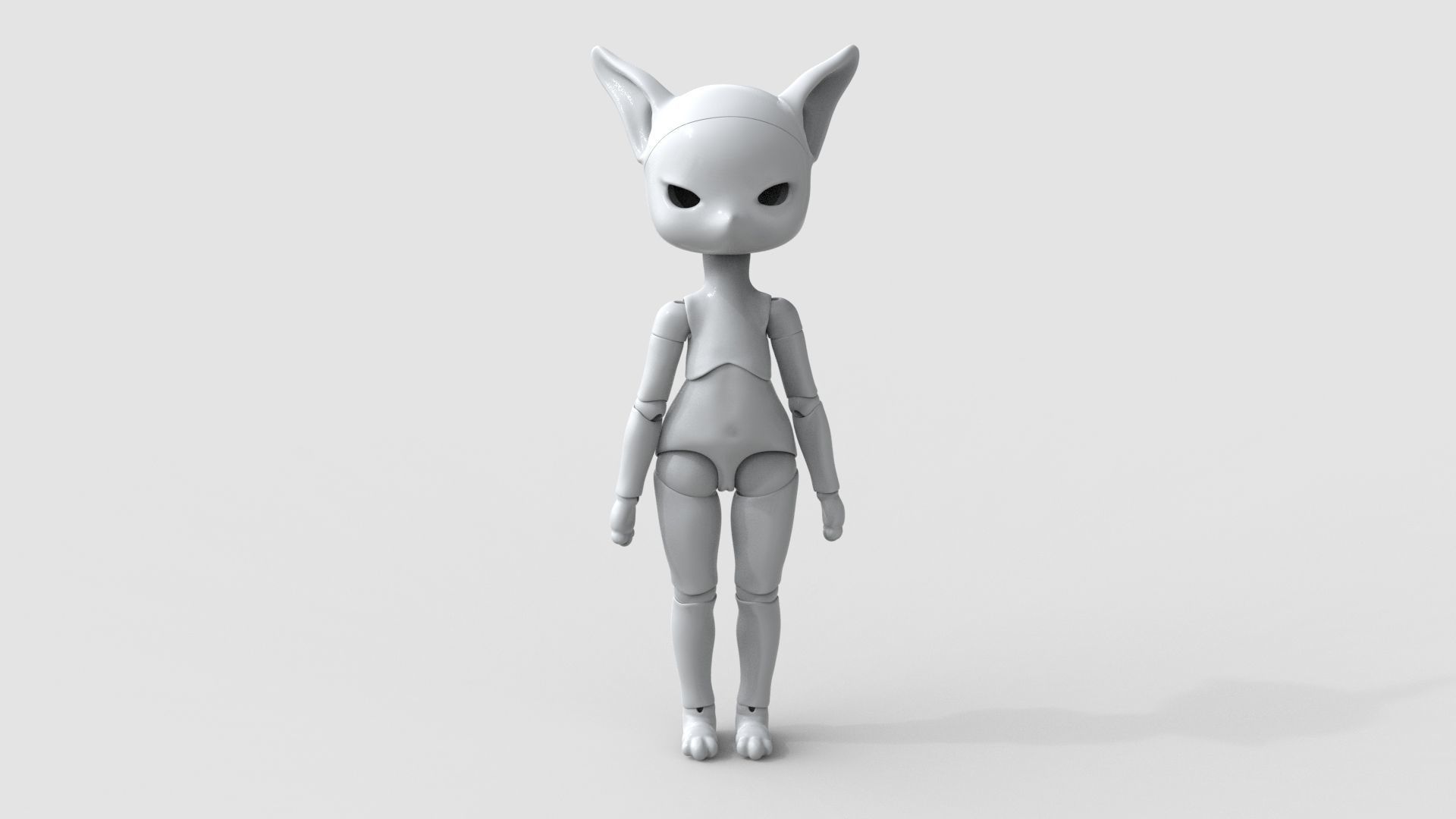 BJD doll Lacie ball joint doll 3D model 3D printable | CGTrader