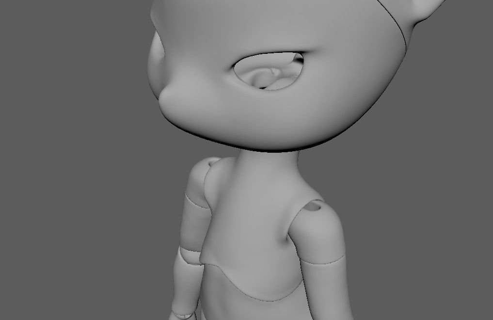 BJD doll Lacie ball joint doll 3D model 3D printable | CGTrader