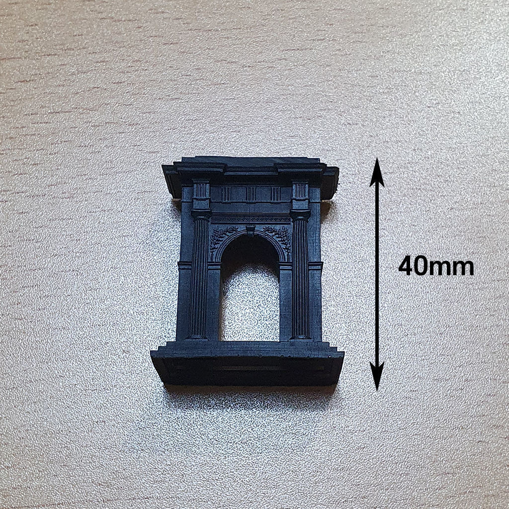 Roman Doric Gateway 3D model 3D printable | CGTrader