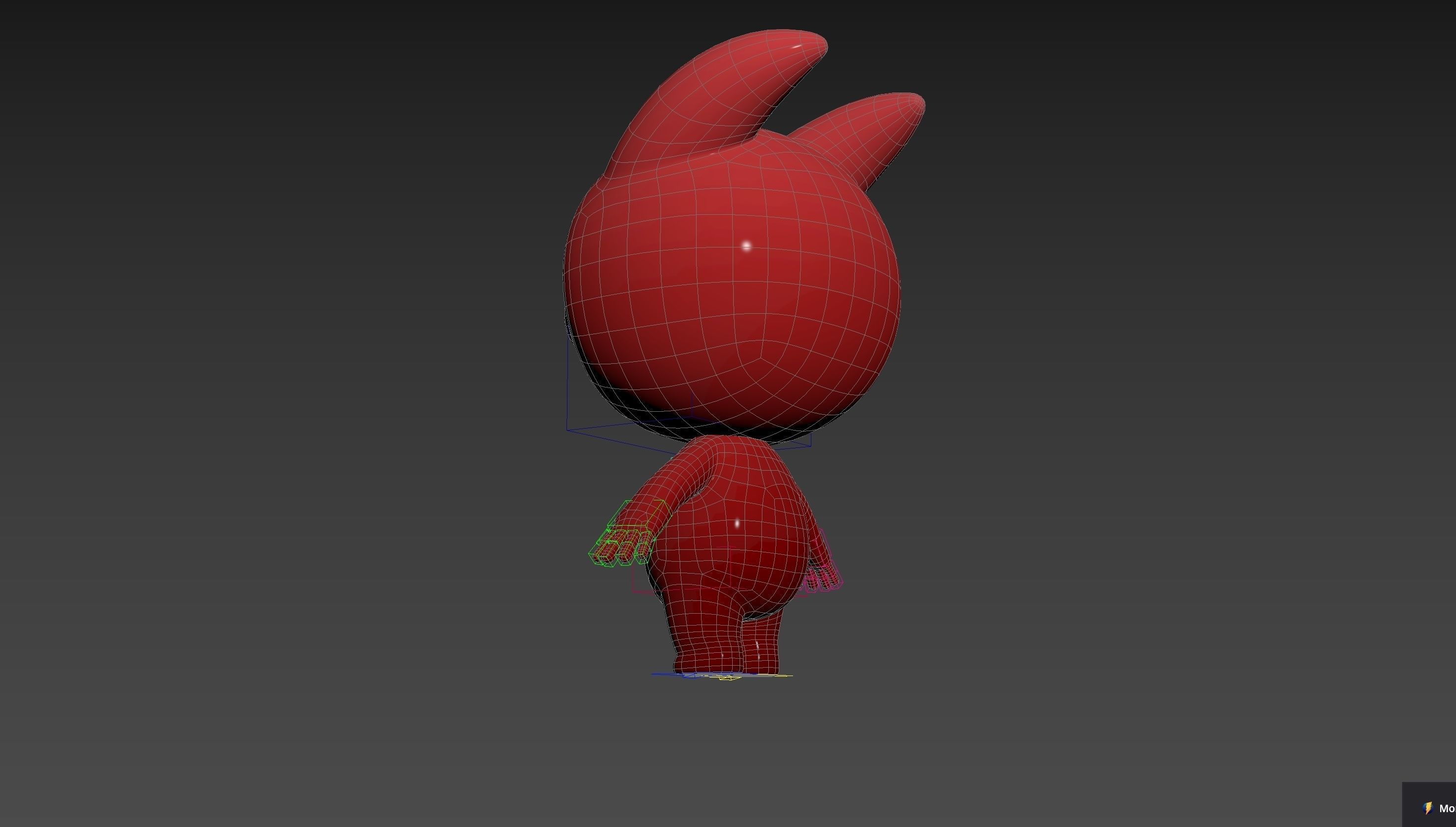 Character259 Rigged Mascot 3D model rigged | CGTrader