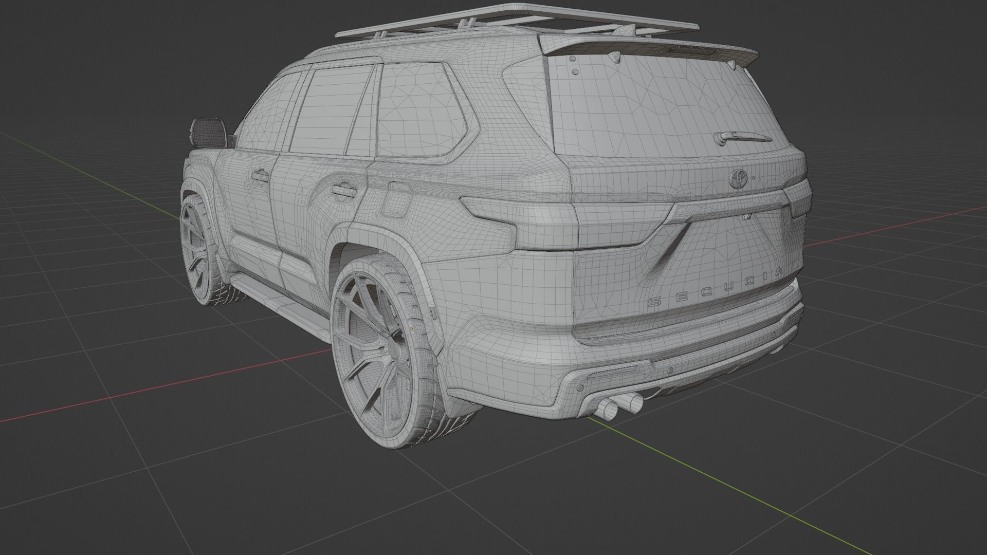 Toyota Sequoia 2023 3D model | CGTrader