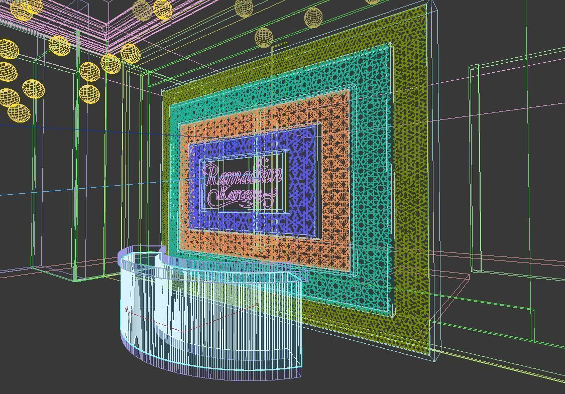 3D model Ramadan Kareeem Entrance VR / AR / low-poly | CGTrader