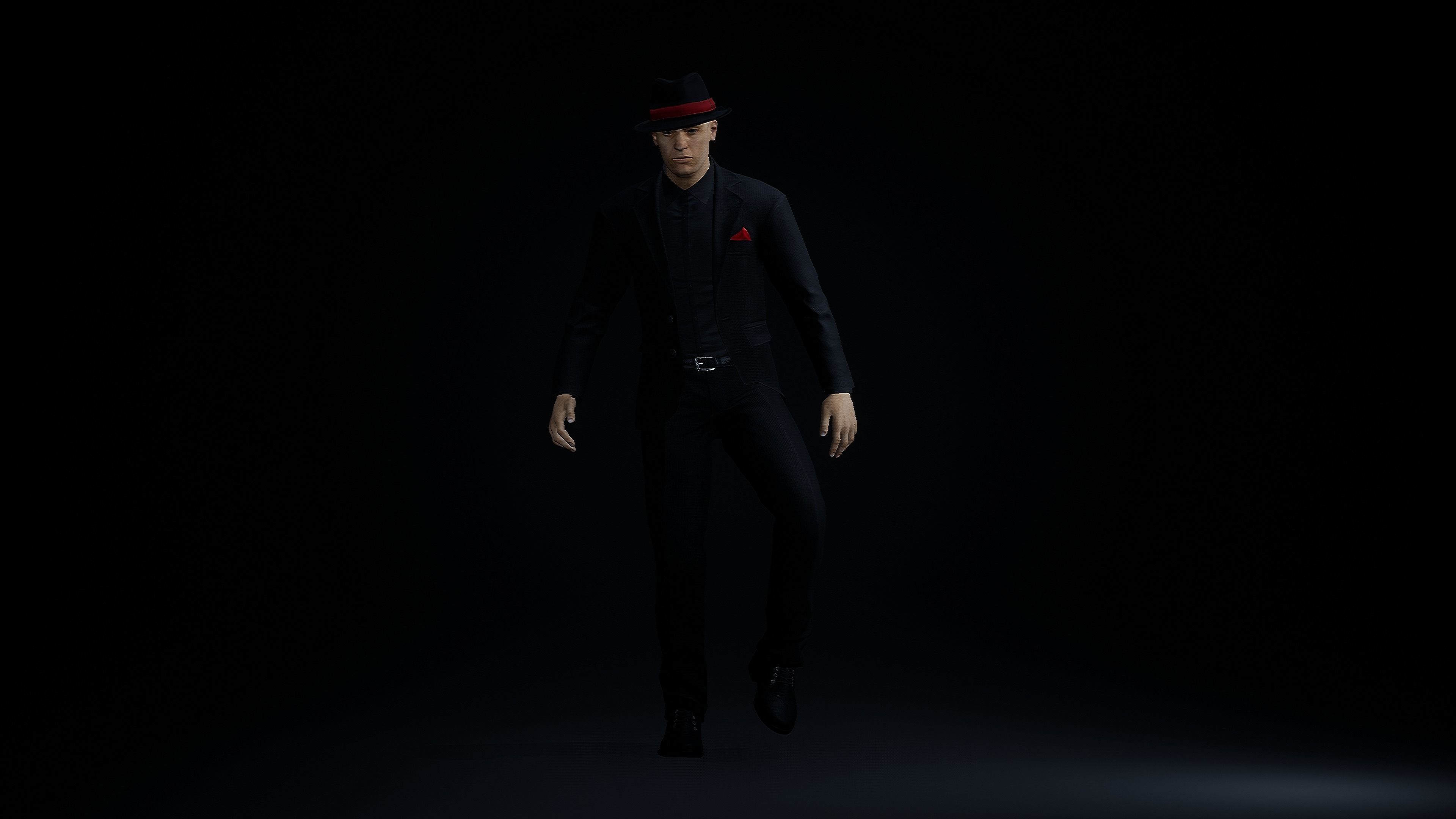 3D model Noir Gangster in a suit VR / AR / low-poly | CGTrader