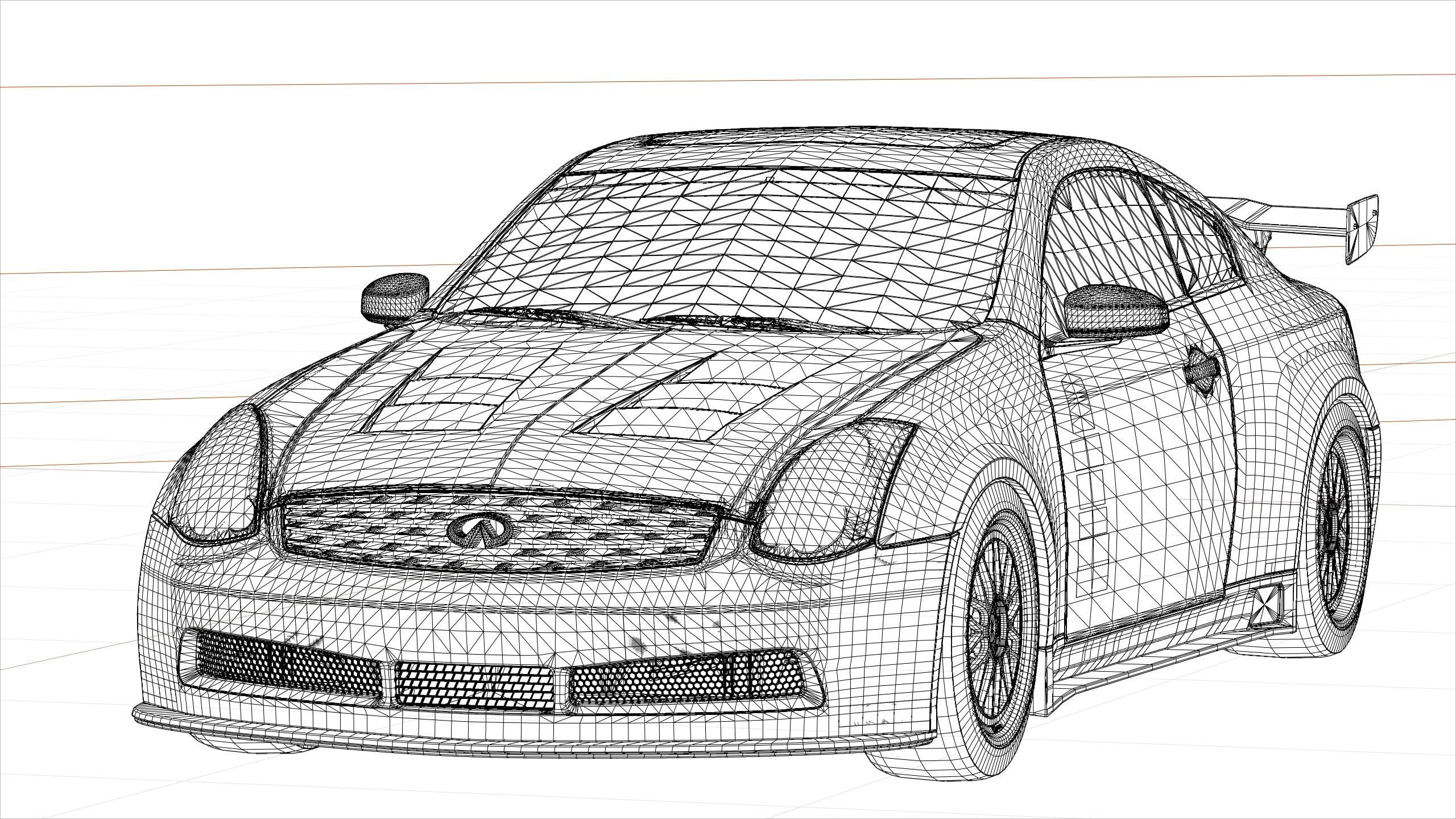 Infiniti G35 Coupe APR Edition Widebody Kit 3D model | CGTrader