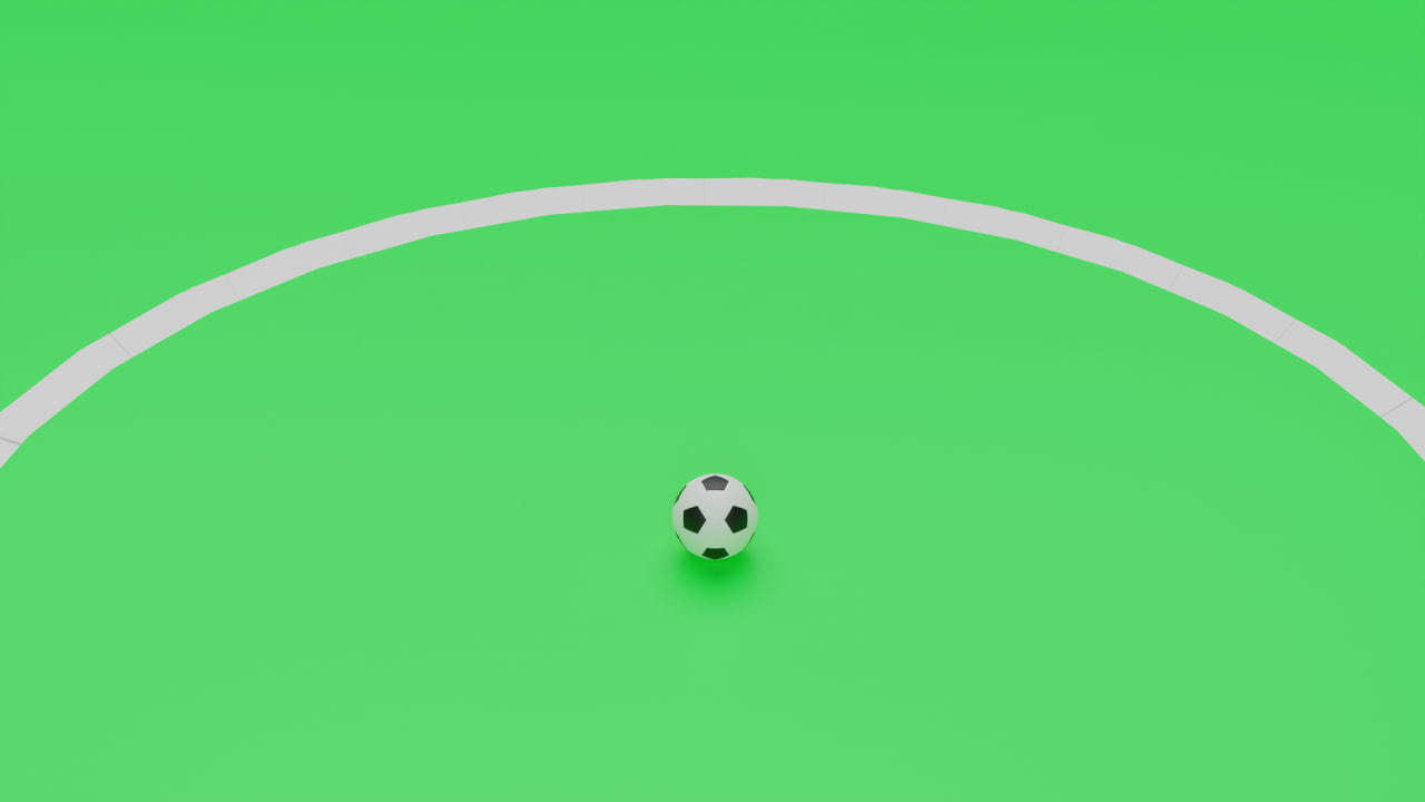 American Mini football field 3d model 3D model | CGTrader