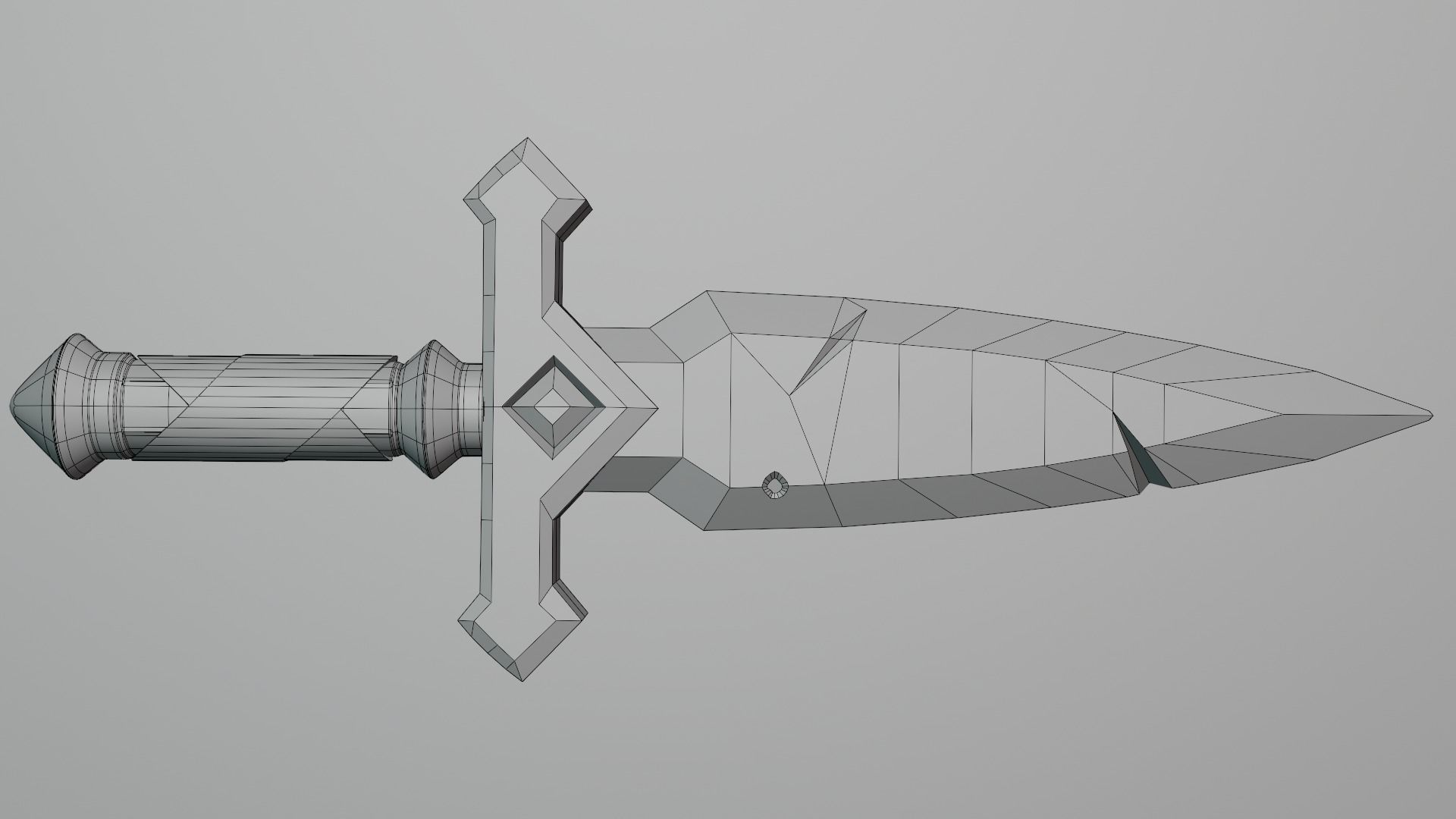 Battel dagger 3D model 3D model | CGTrader