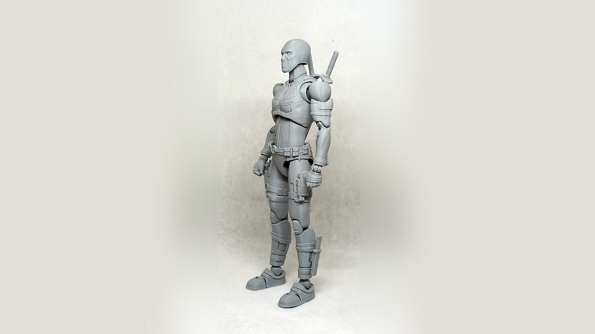 Deadpool articulated action figure 3D model 3D printable | CGTrader