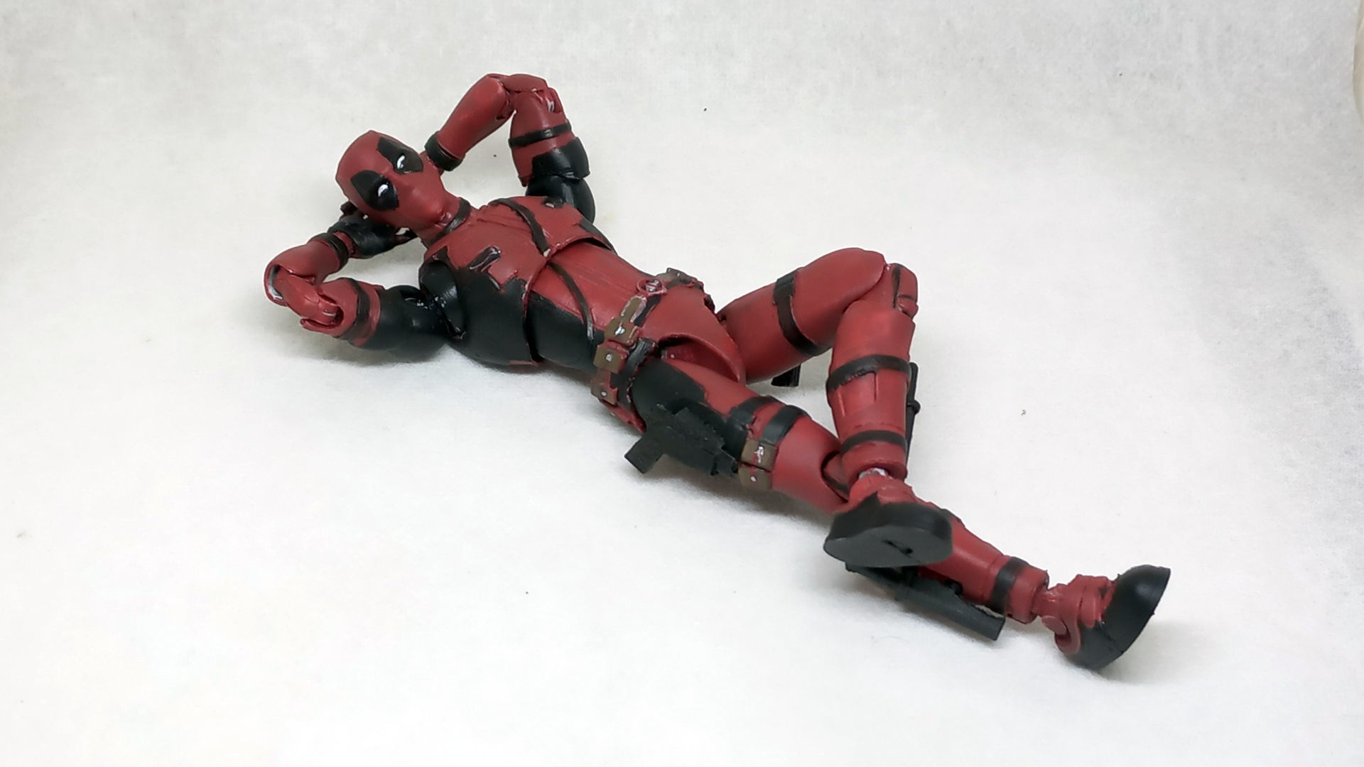 Deadpool articulated action figure 3D model 3D printable | CGTrader
