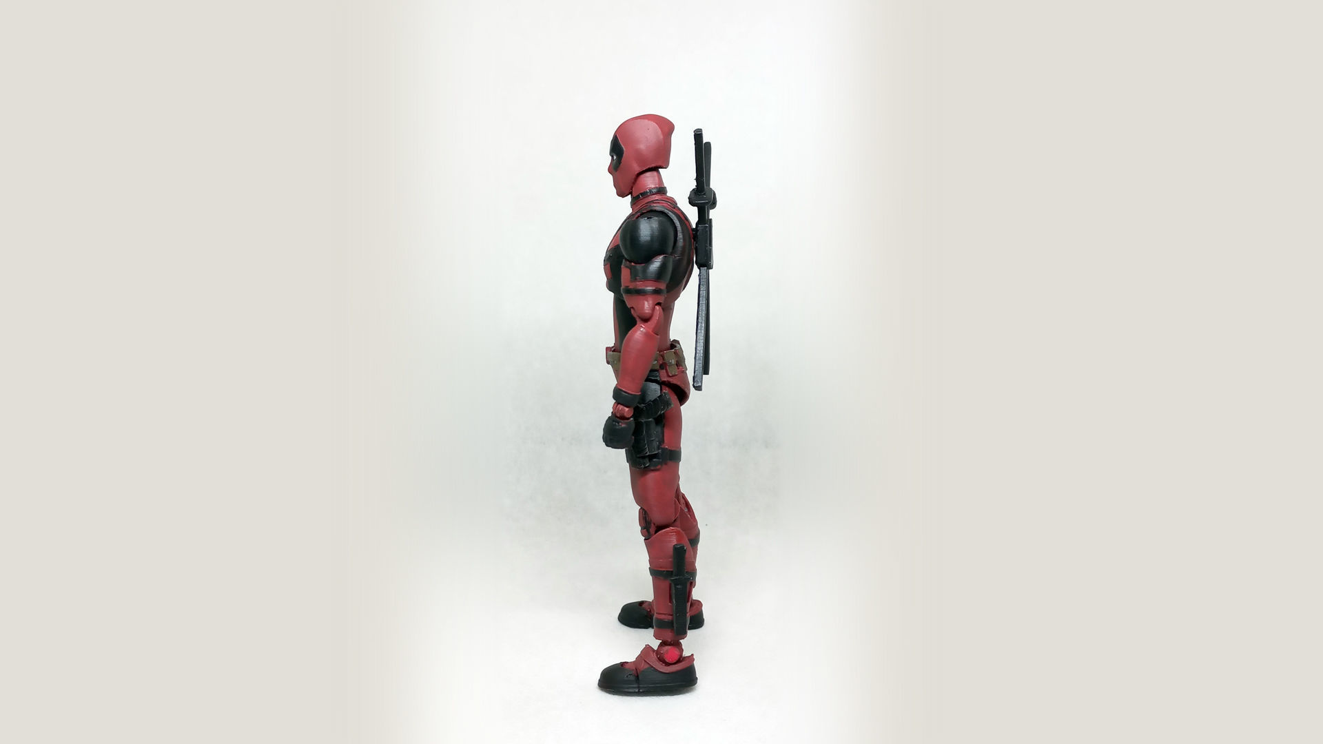 Deadpool articulated action figure 3D model 3D printable | CGTrader