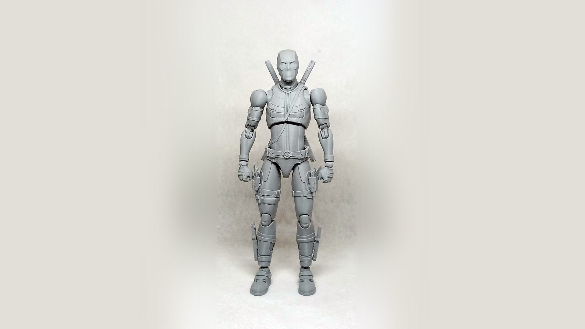 Deadpool articulated action figure 3D model 3D printable | CGTrader