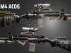 M4 Acog 3D model | CGTrader