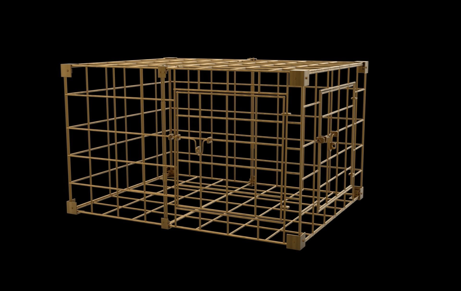 3D model cage modeling VR / AR / low-poly | CGTrader