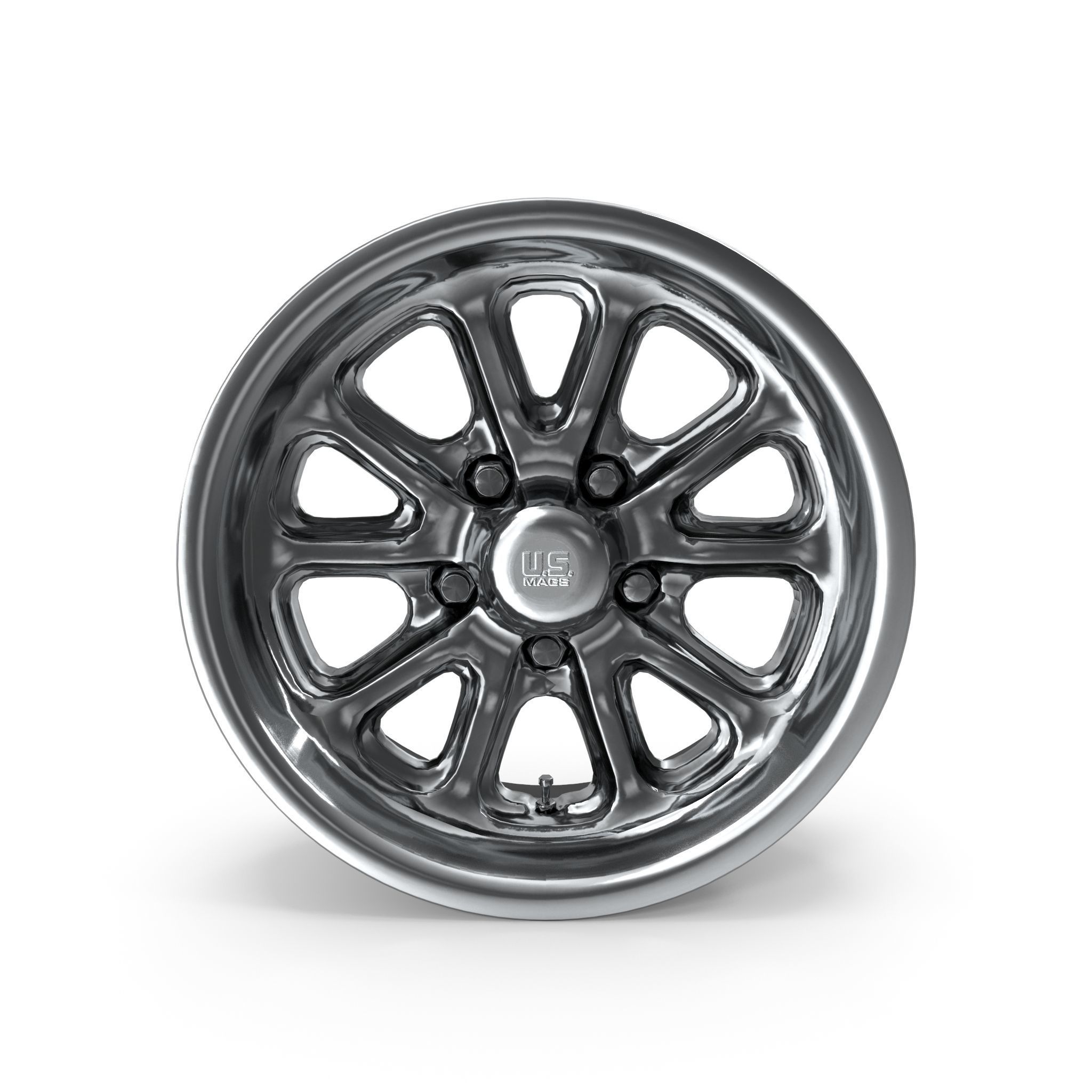 US Mags Rambler Wheel Chrome 3D model | CGTrader