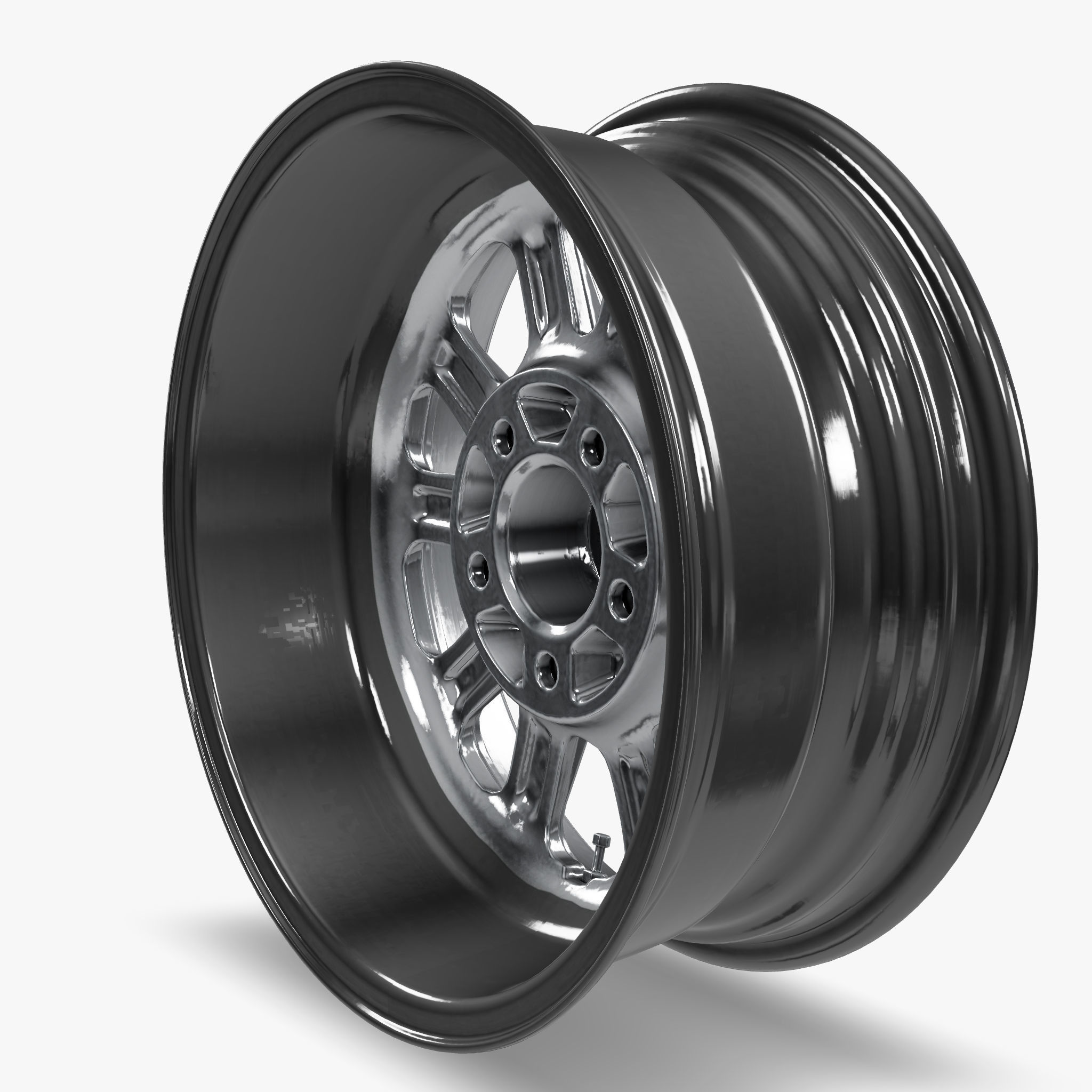 US Mags Rambler Wheel Chrome 3D model | CGTrader