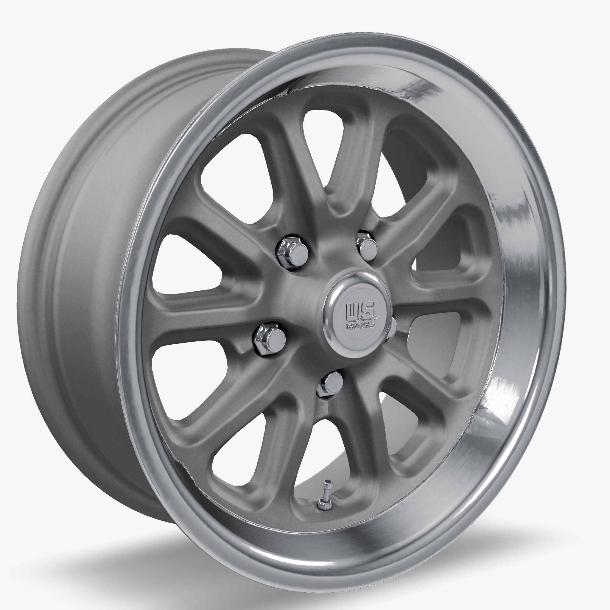 US Mags Rambler Wheel Textured Gray 3D model | CGTrader
