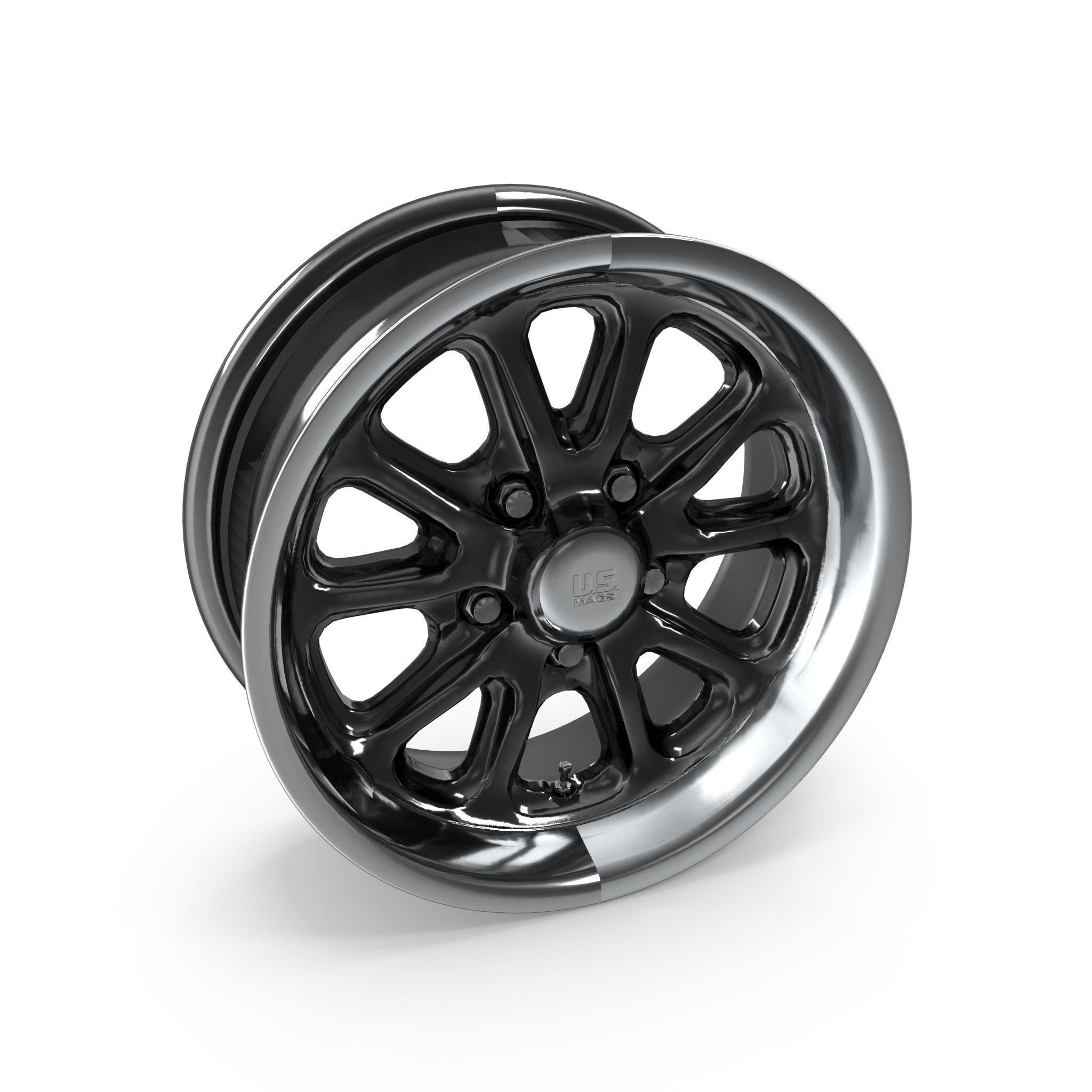 US Mags Rambler Wheel Textured Gray 3D model | CGTrader