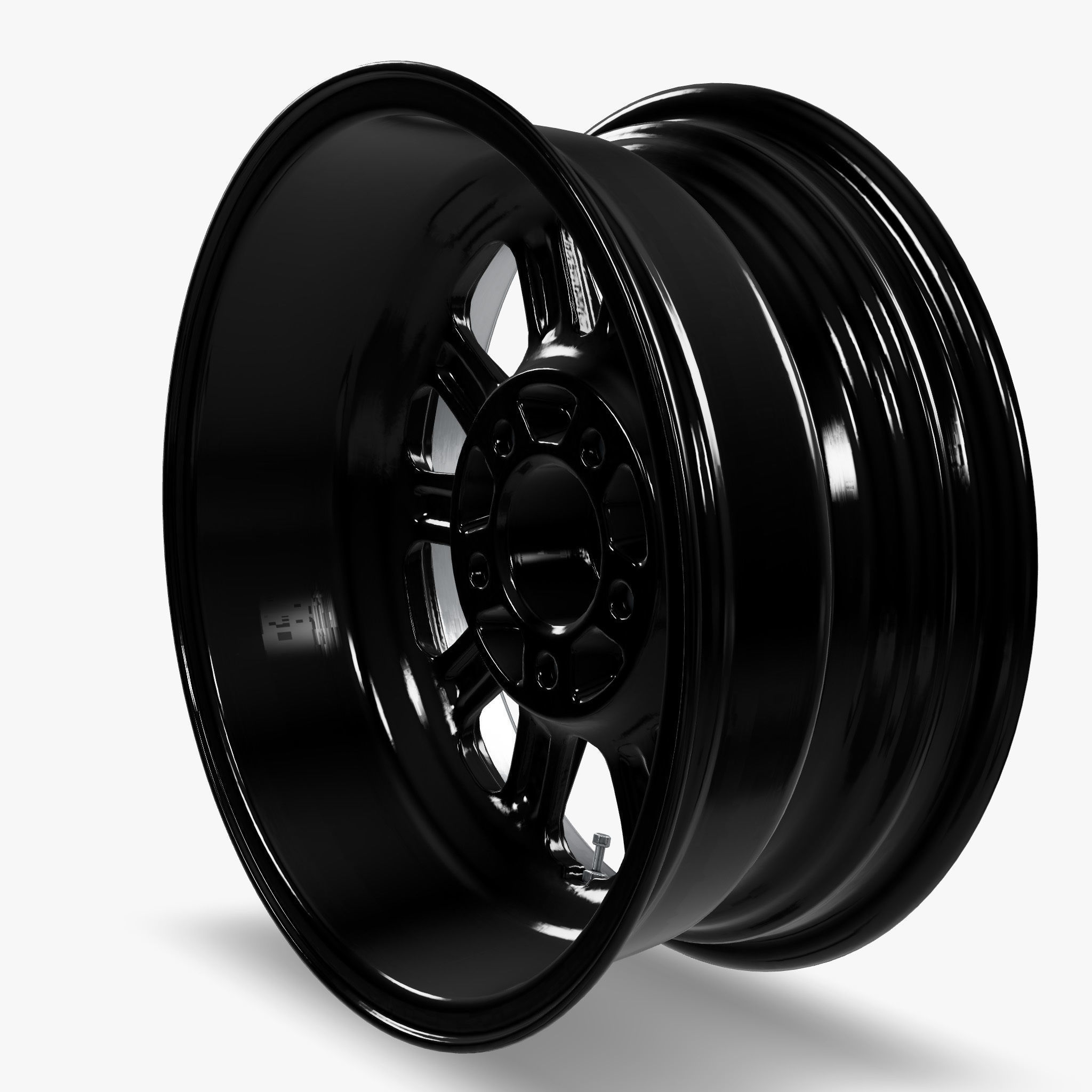 US Mags Rambler Wheel Gloss Black 3D model | CGTrader