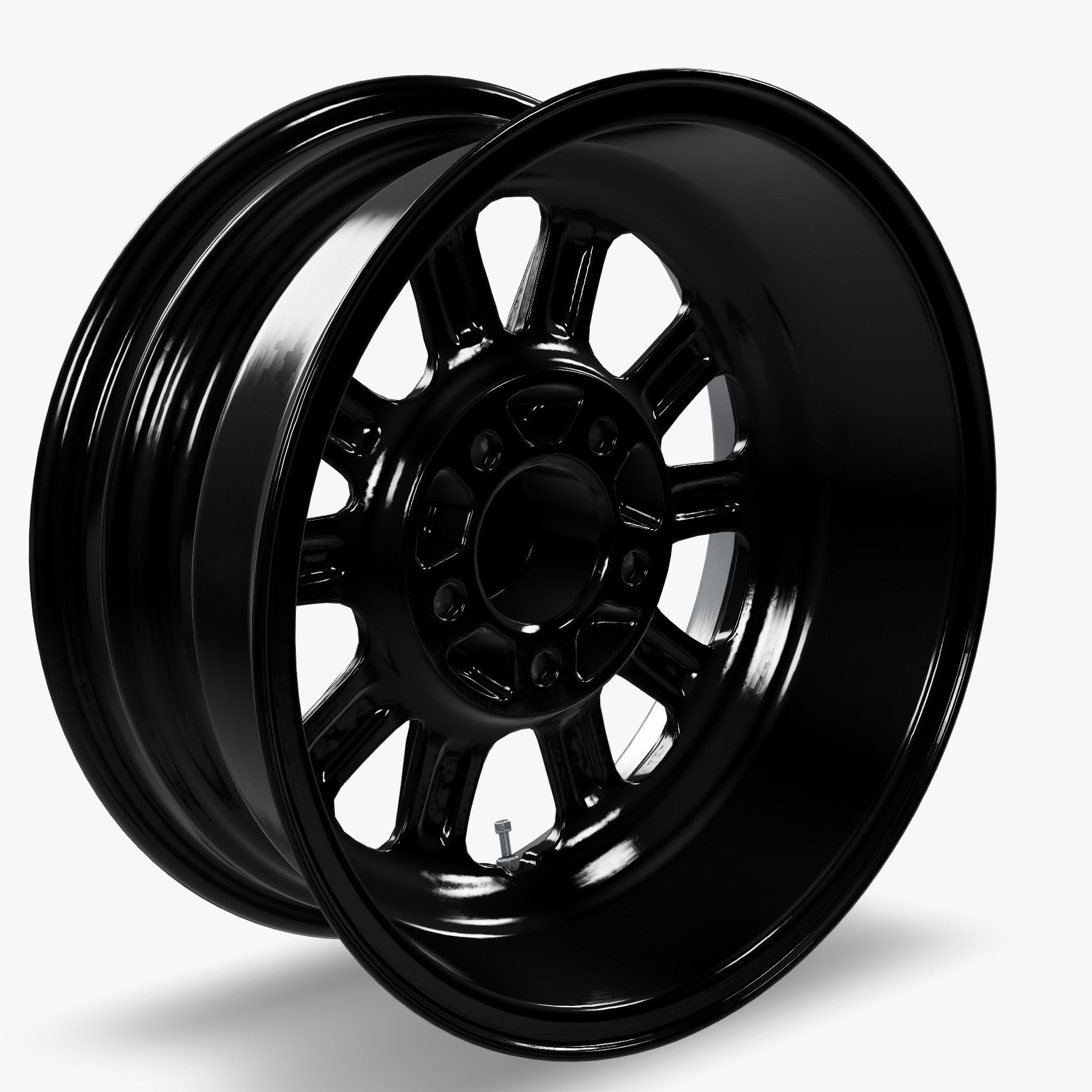 US Mags Rambler Wheel Gloss Black 3D model | CGTrader