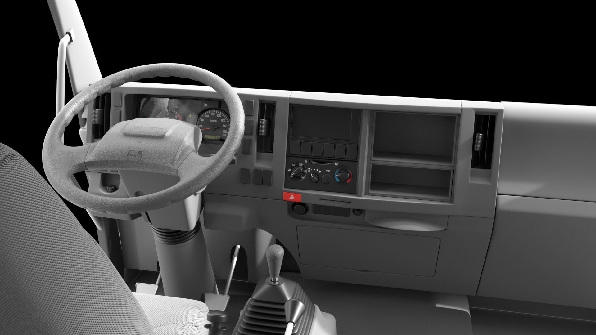 ISUZU DECA-GXZ360 INTERIOR 3D model | CGTrader