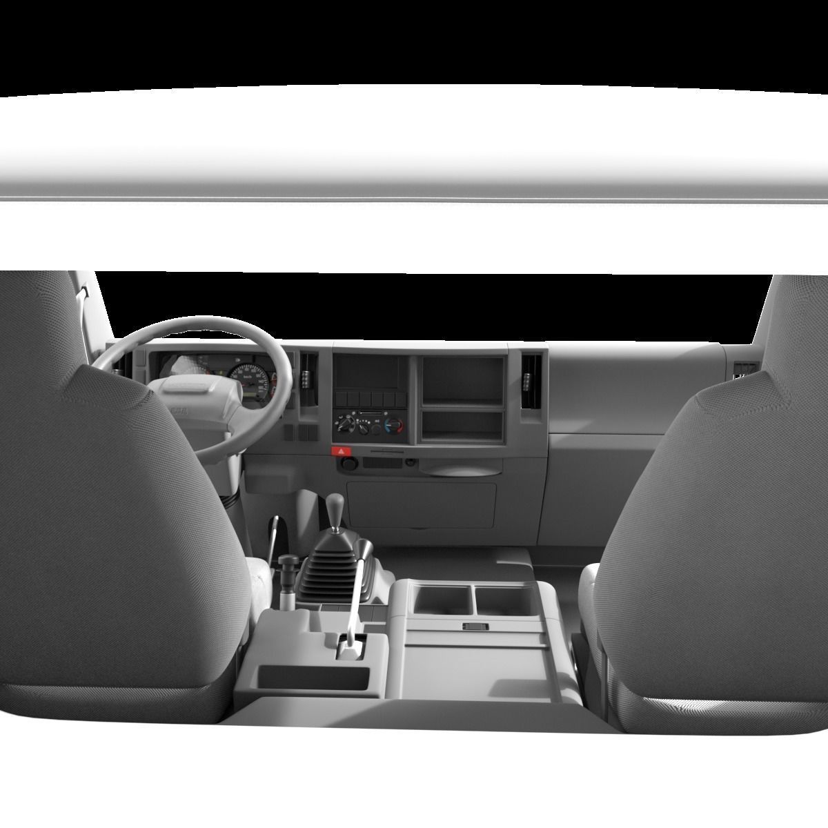ISUZU DECA-GXZ360 INTERIOR 3D model | CGTrader