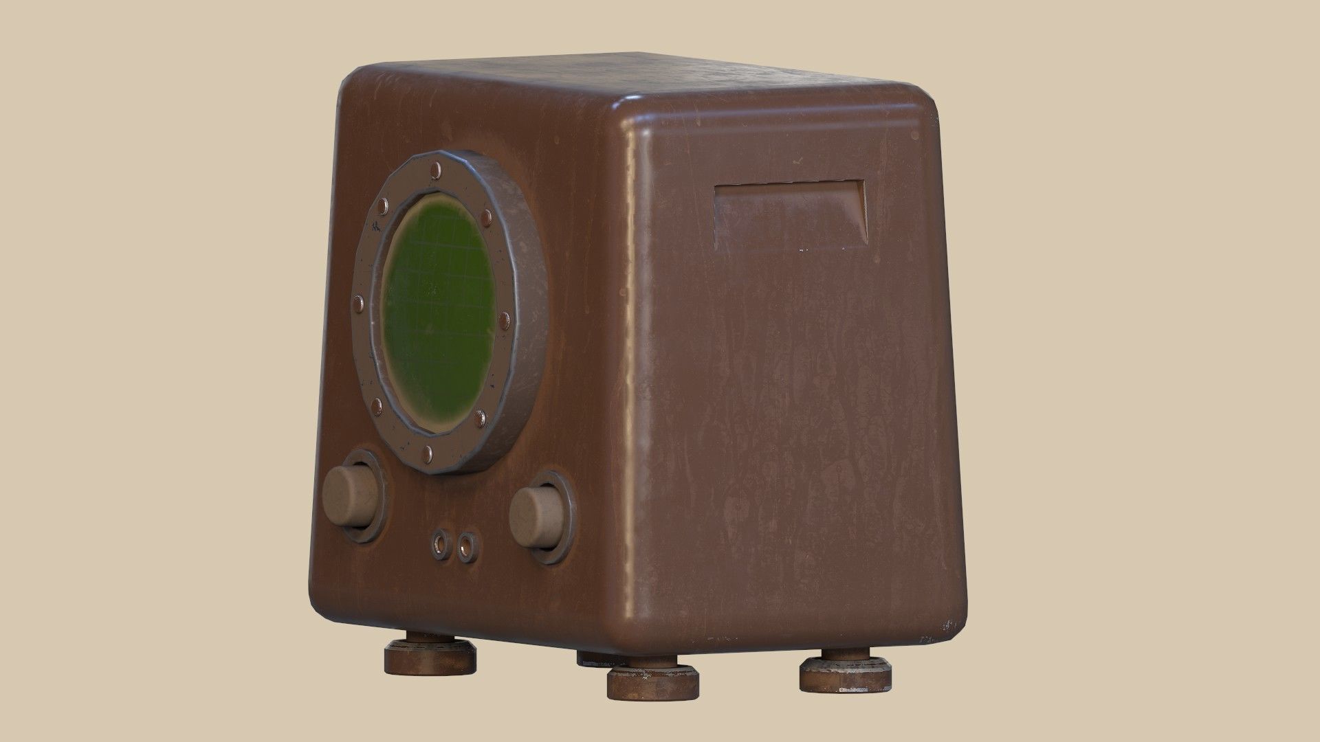 3D model Stylized Cartoony Oscilloscope VR / AR / low-poly | CGTrader
