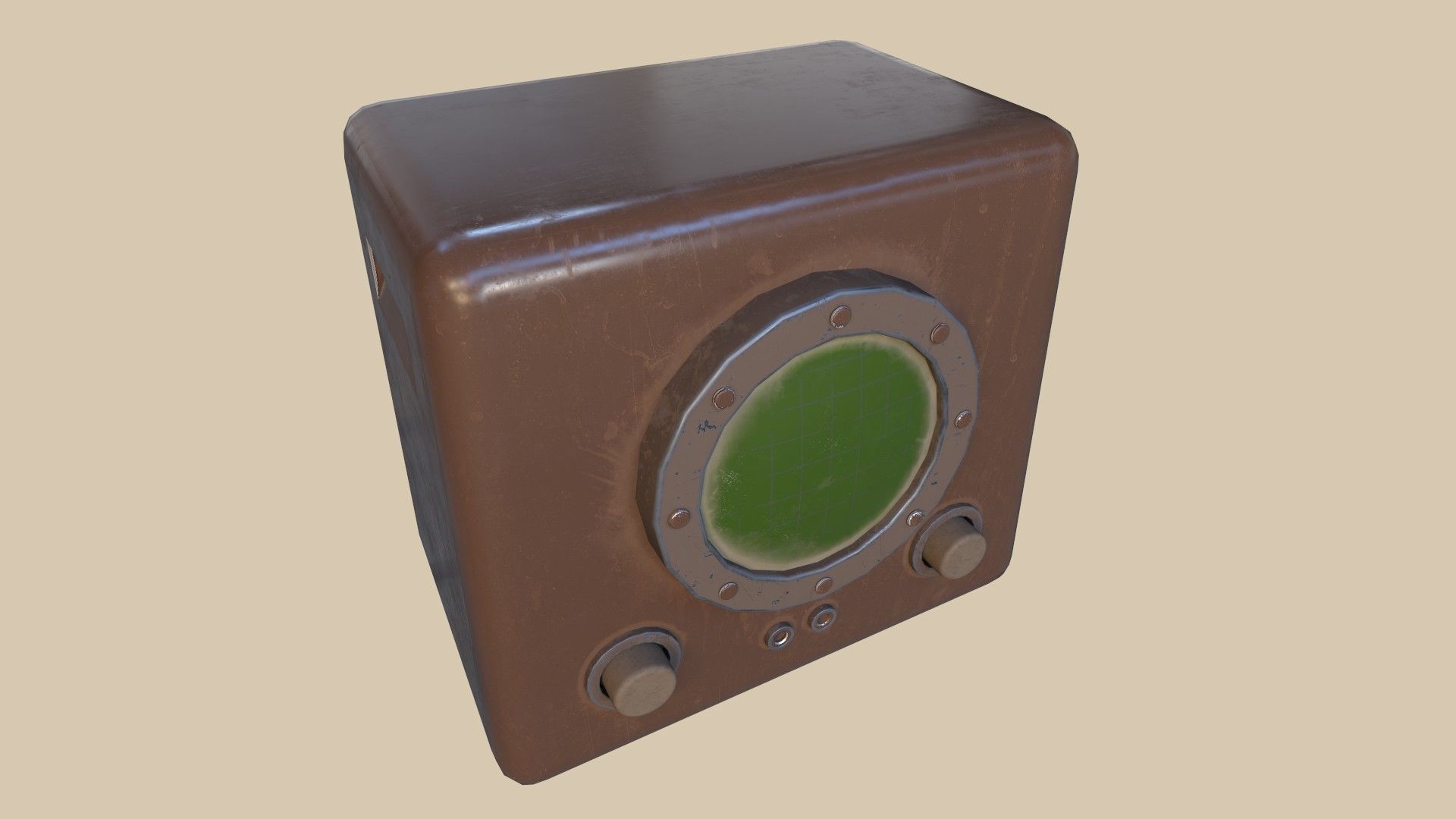 3D model Stylized Cartoony Oscilloscope VR / AR / low-poly | CGTrader