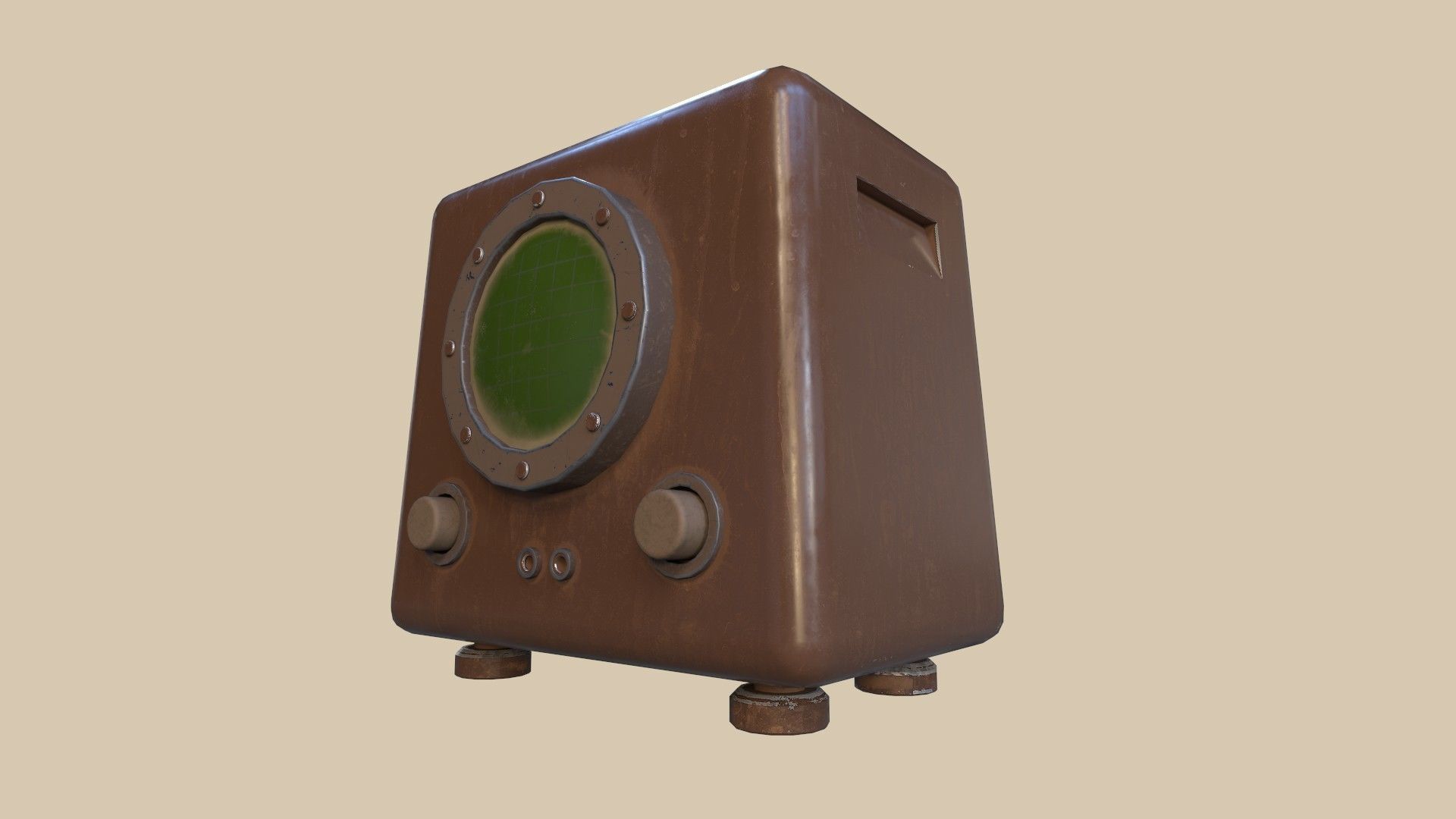 3D model Stylized Cartoony Oscilloscope VR / AR / low-poly | CGTrader
