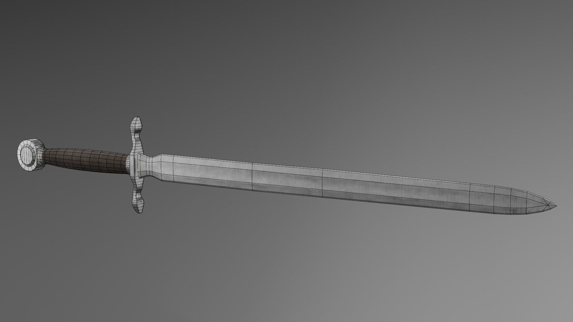 Medieval Simple Sword free VR / AR / low-poly 3D model | CGTrader